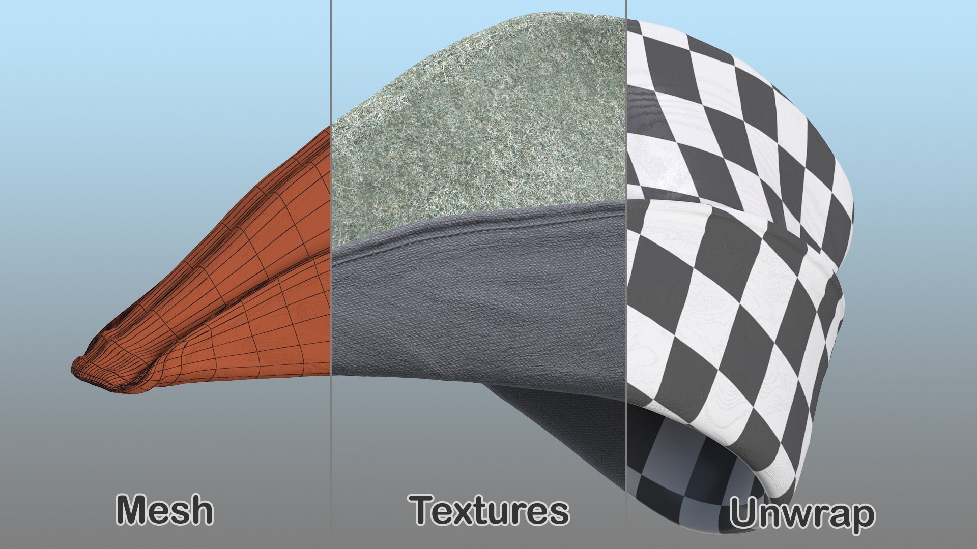 Medieval Archer Cap Grey 3D Model - TurboSquid 1587823