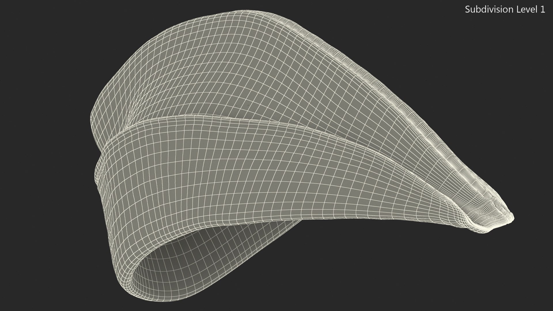 Medieval Archer Cap Grey 3D Model - TurboSquid 1587823