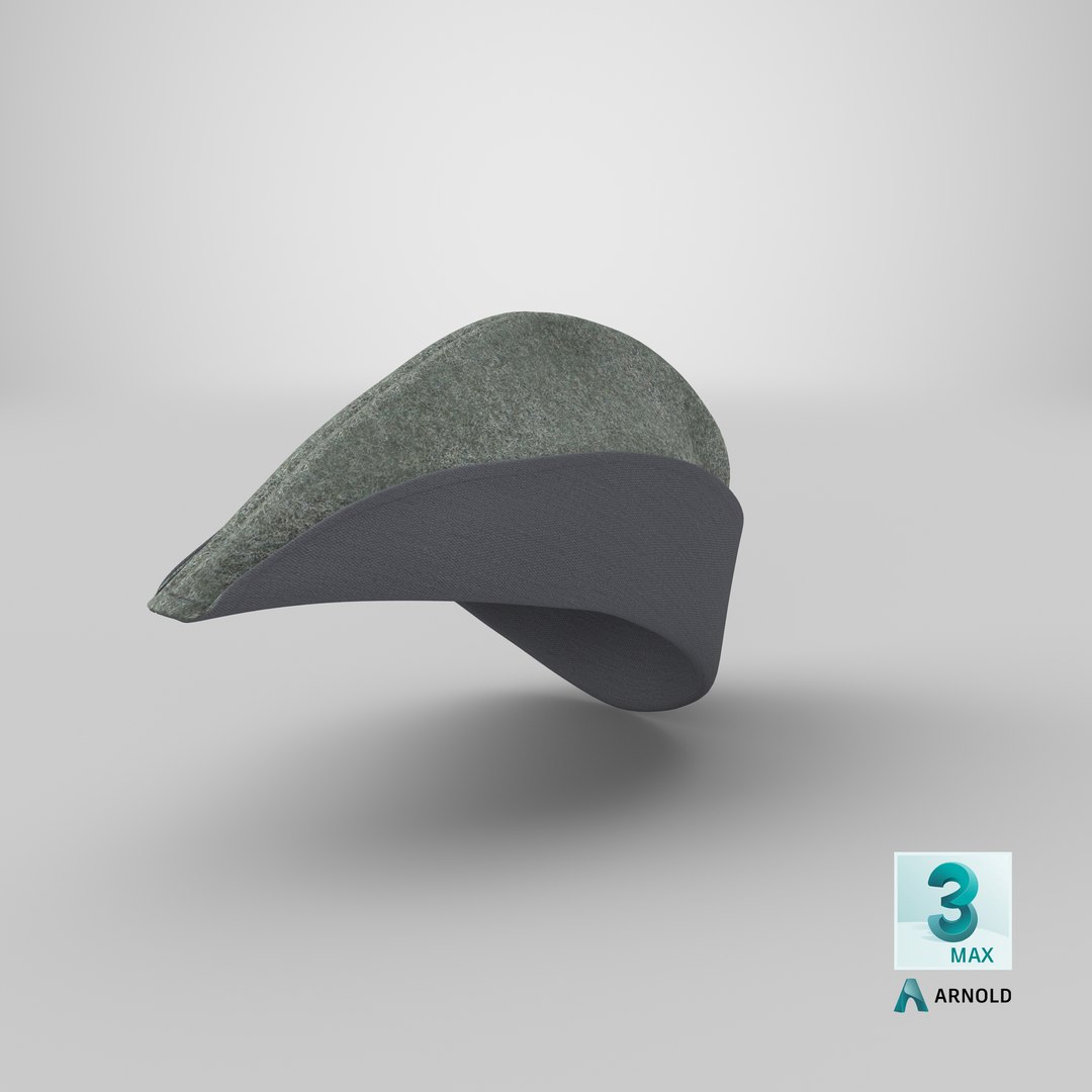 Medieval archer cap grey 3D model - TurboSquid 1587823