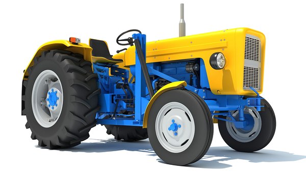 Old Vintage Farm Tractors 3D model - TurboSquid 1875330
