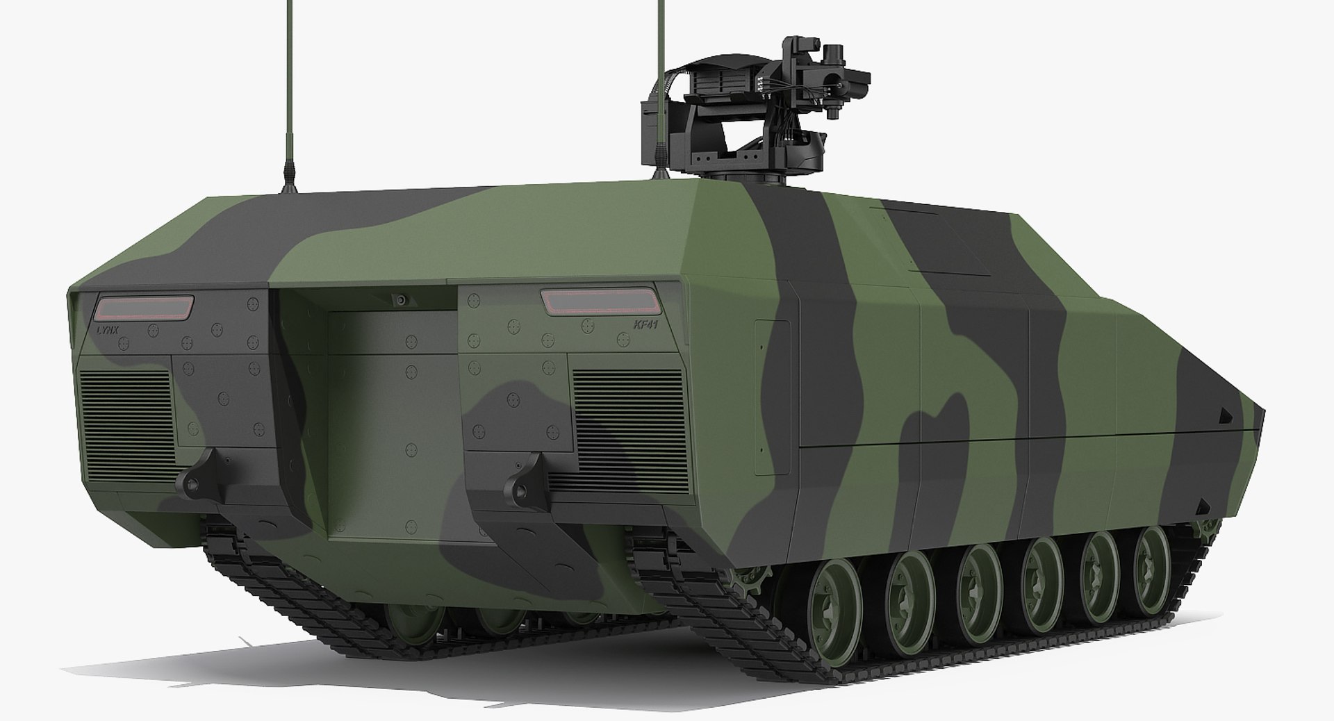 3D lynx kf41 tank model - TurboSquid 1379597