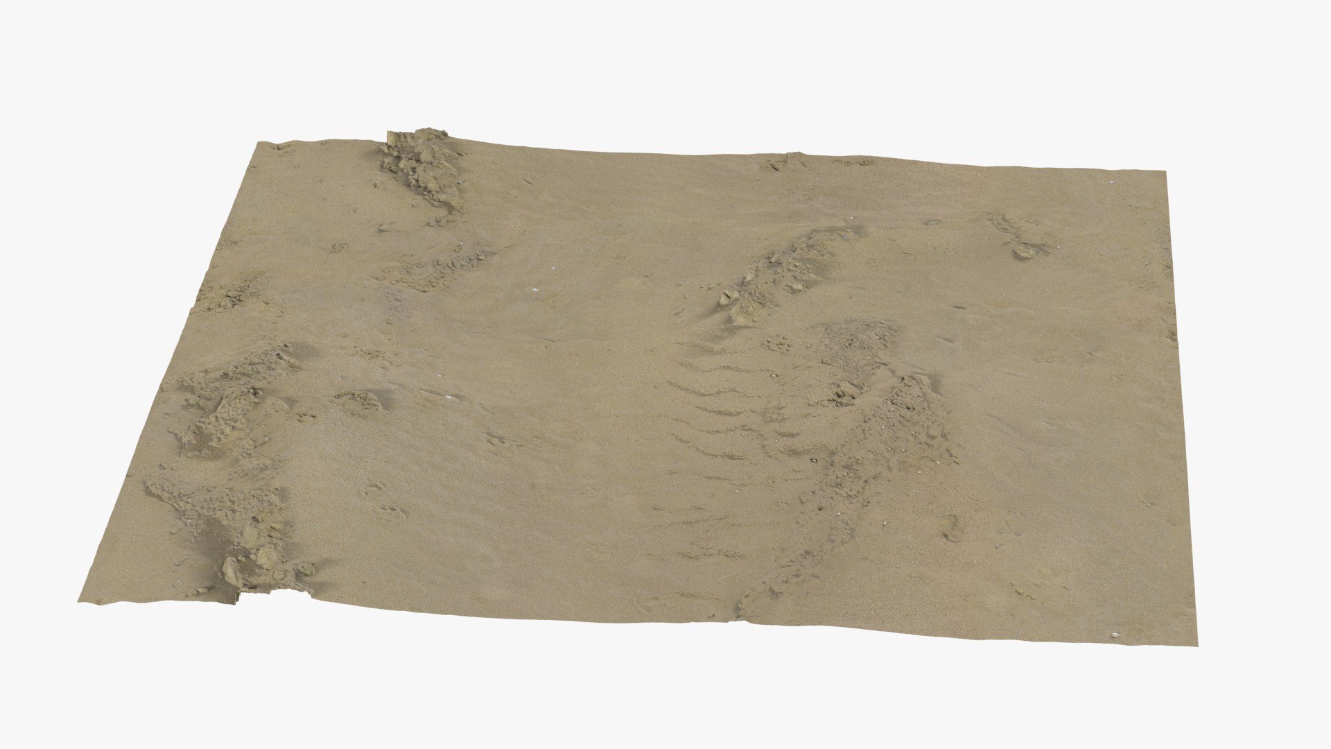 Desert Dune Surface Plan 3D - TurboSquid 2278130