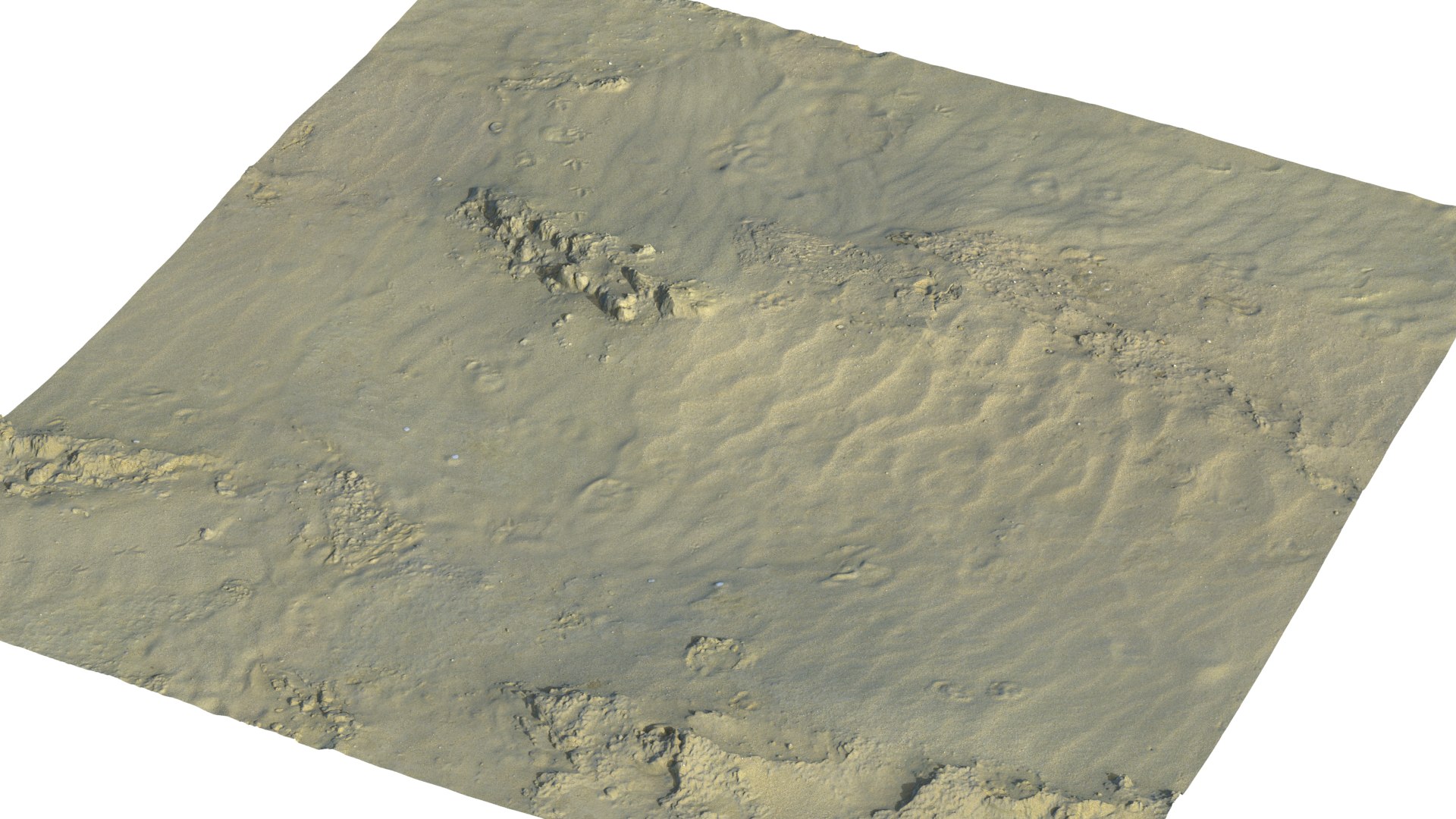Desert Dune Surface Plan 3D - TurboSquid 2278130