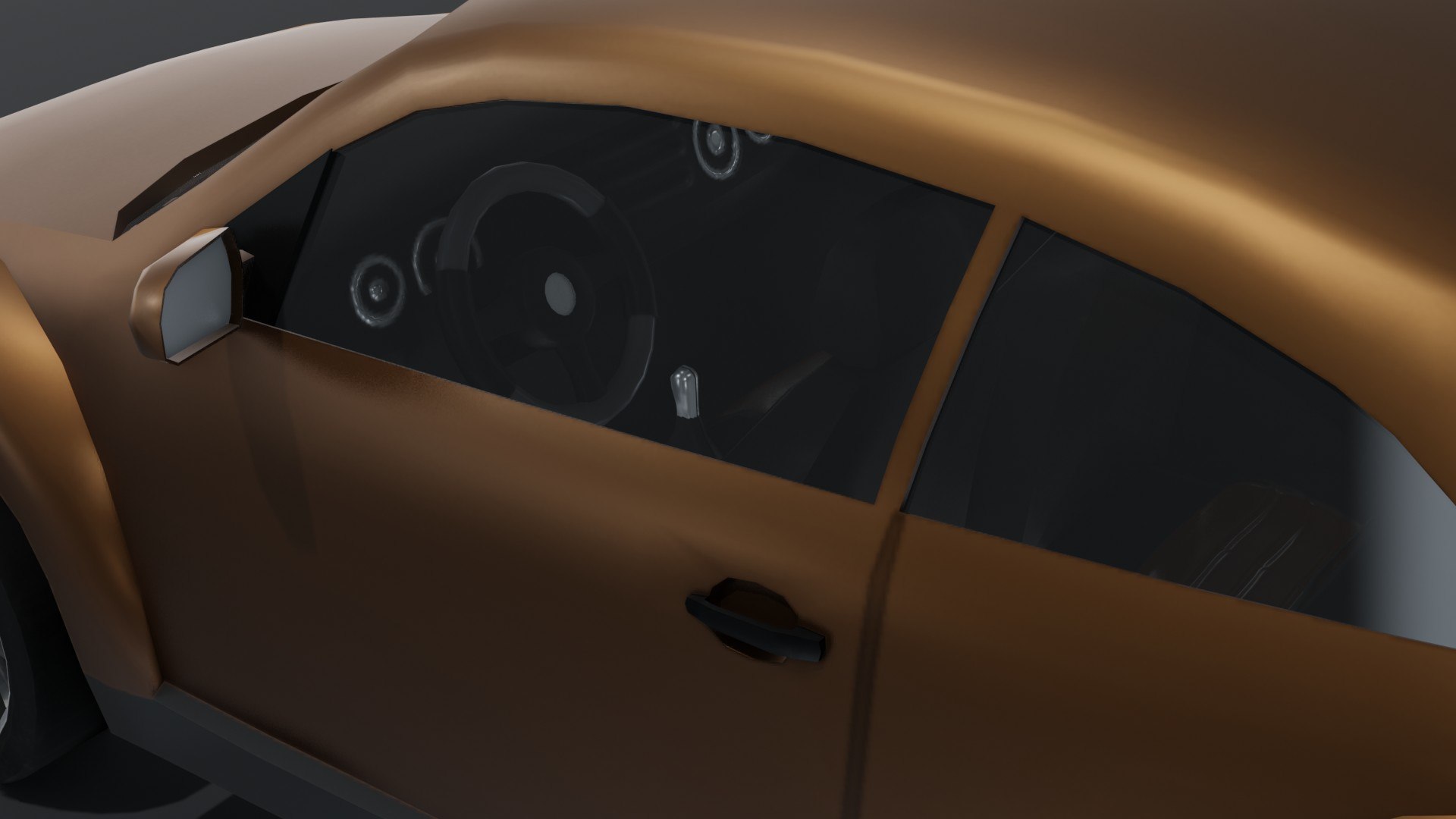 3D model generic compact car interior - TurboSquid 1589164