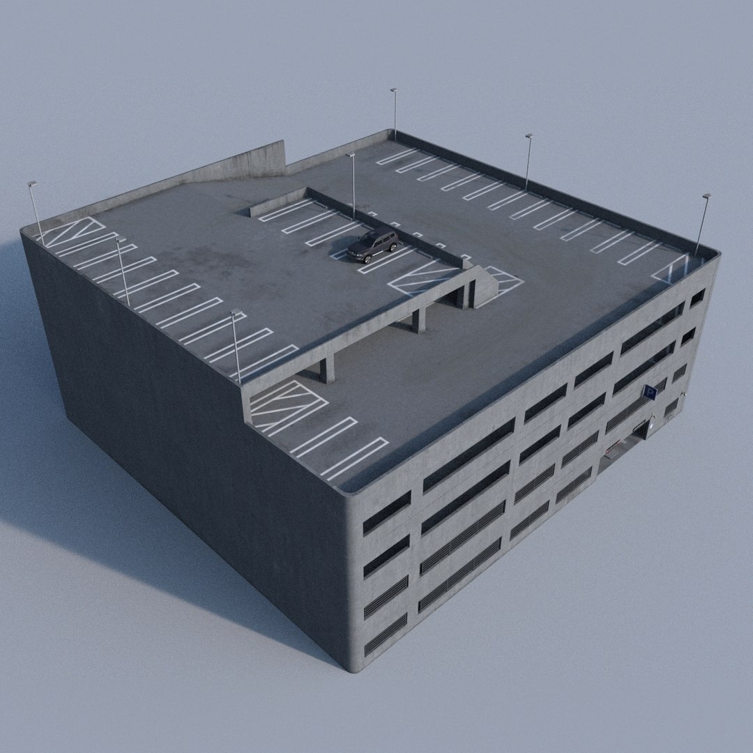 Parking Garage 3d Model