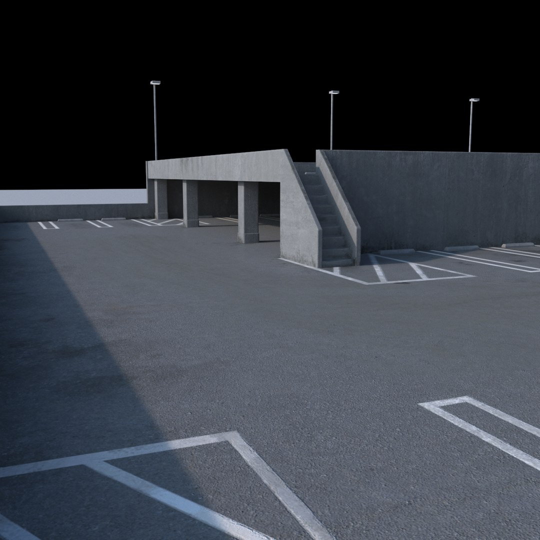 Parking Garage 3d Model
