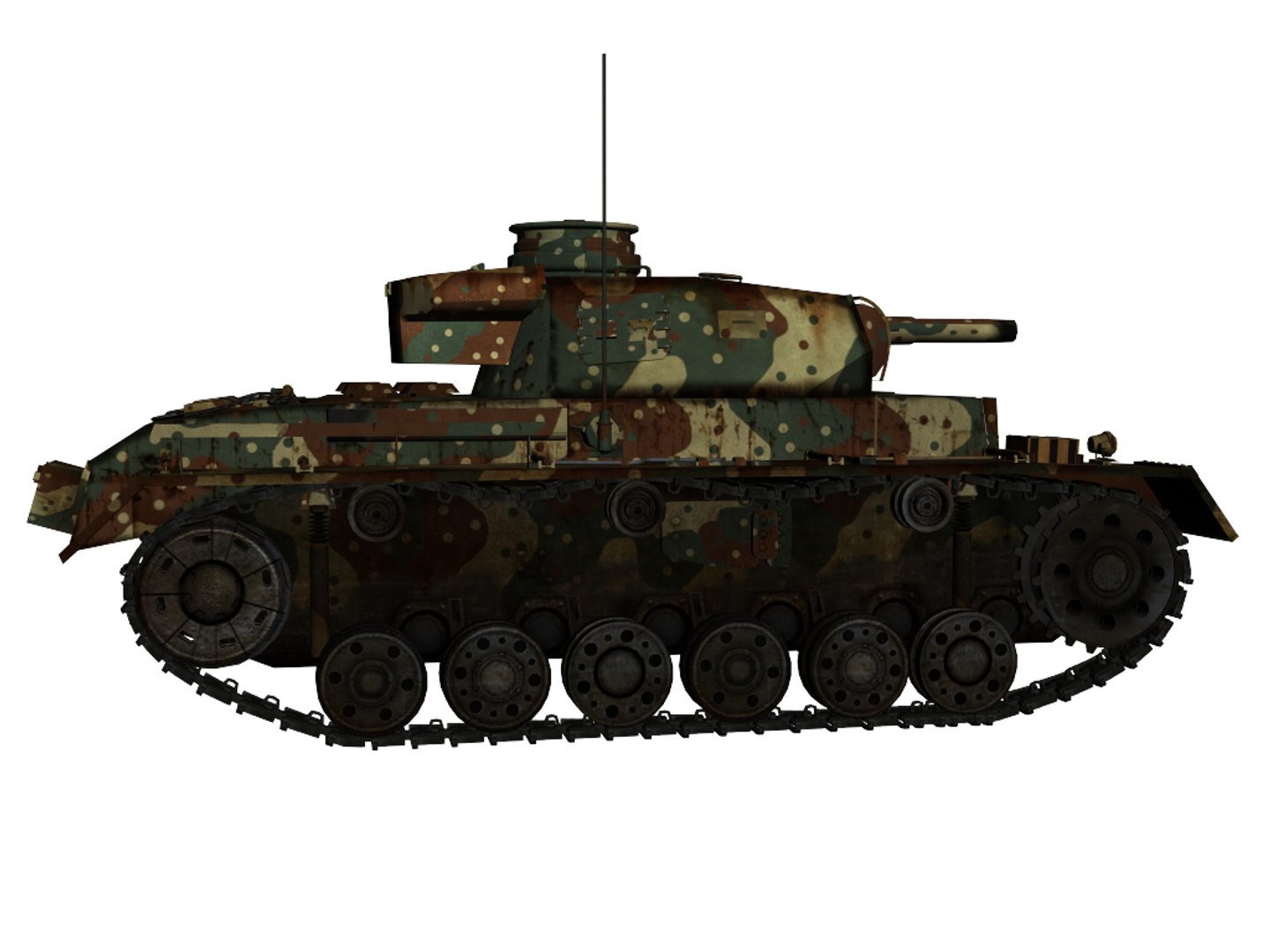 panzer iii ausf g 3d model