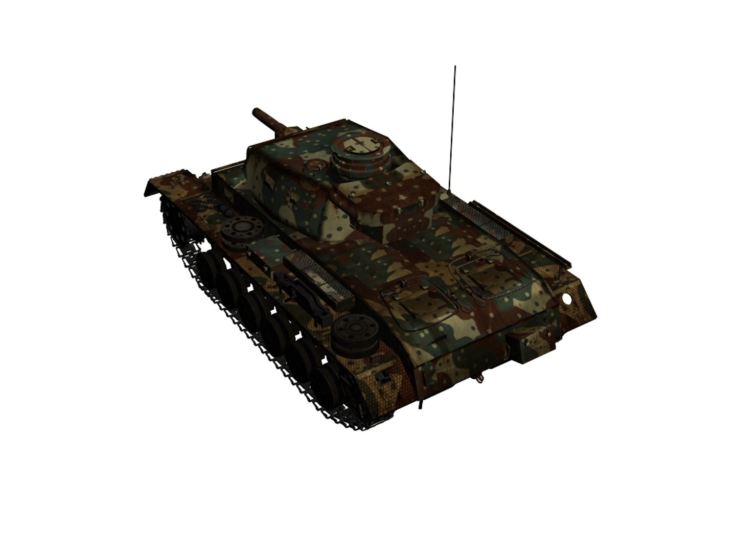 panzer iii ausf g 3d model