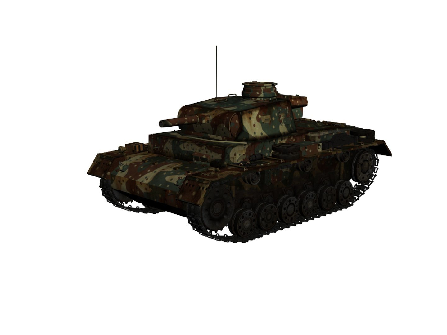 panzer iii ausf g 3d model