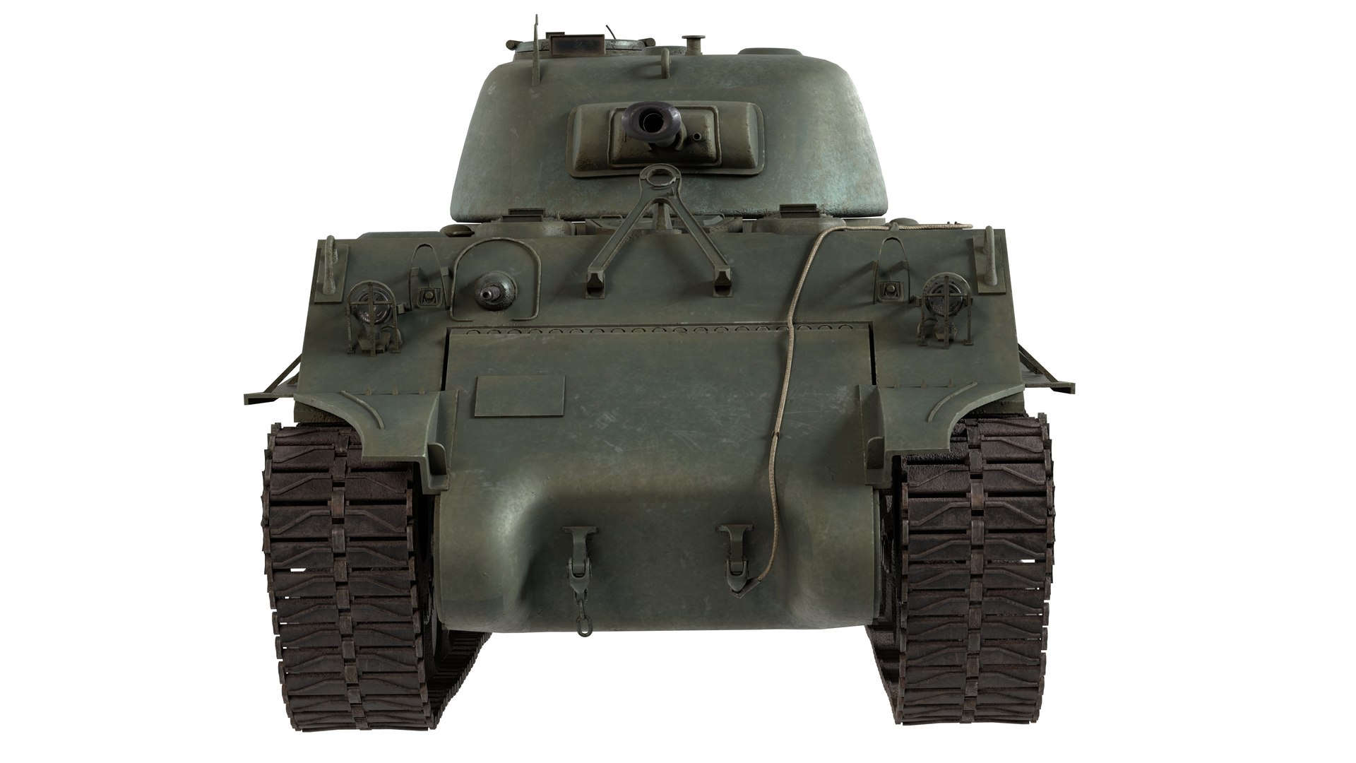 3D M4 Sherman Tank Model - TurboSquid 2273286
