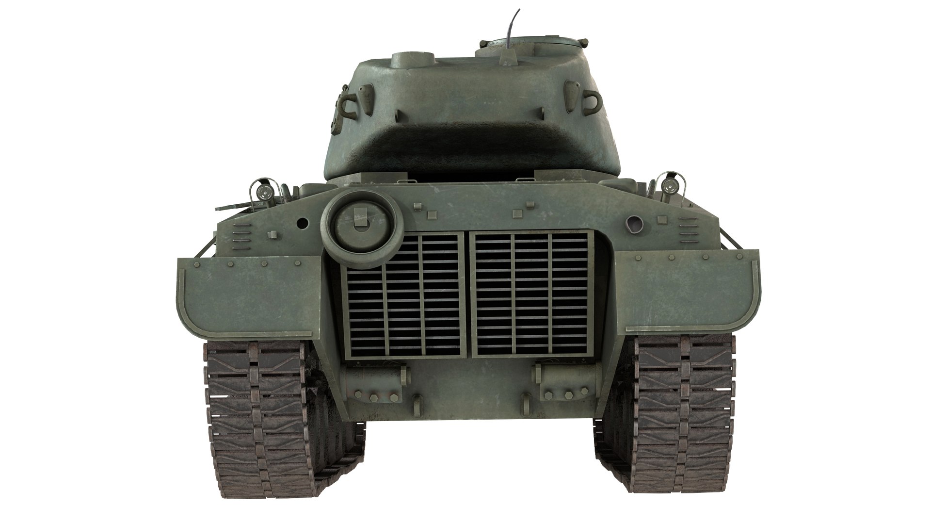 3D M4 Sherman Tank Model - TurboSquid 2273286
