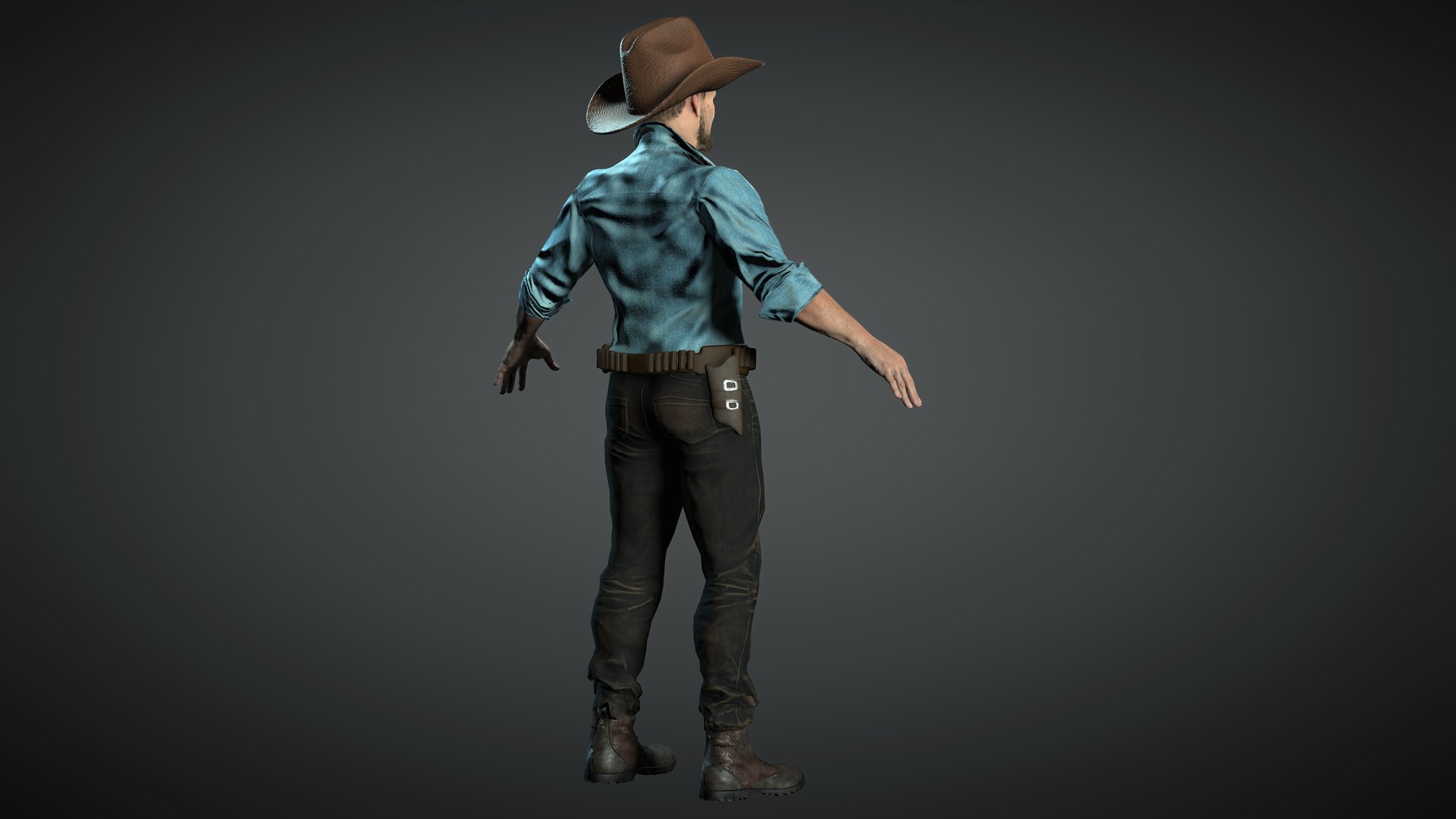 The Cowboy 3D - TurboSquid 1879684
