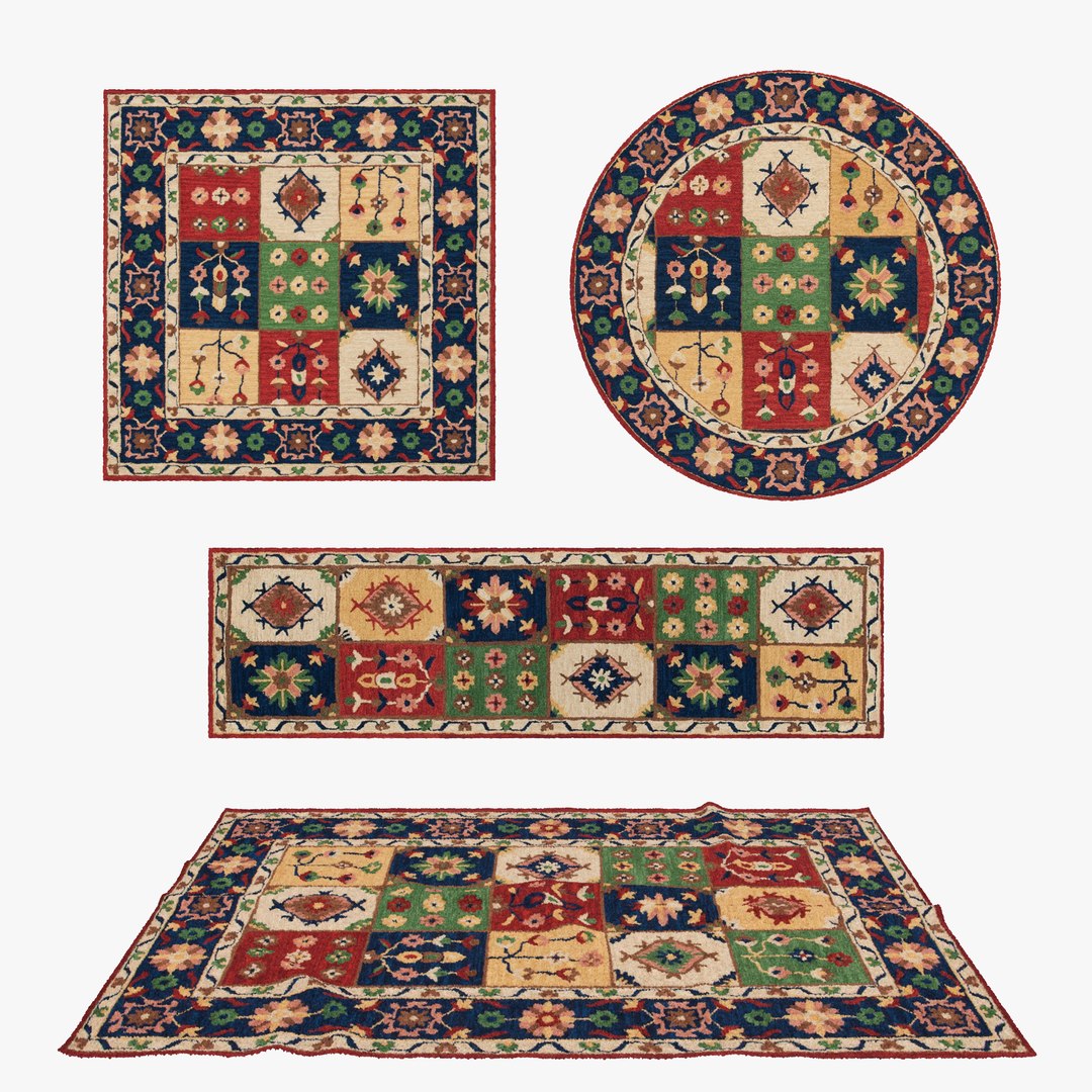 3D Rugs No 831 Model - TurboSquid 2020909