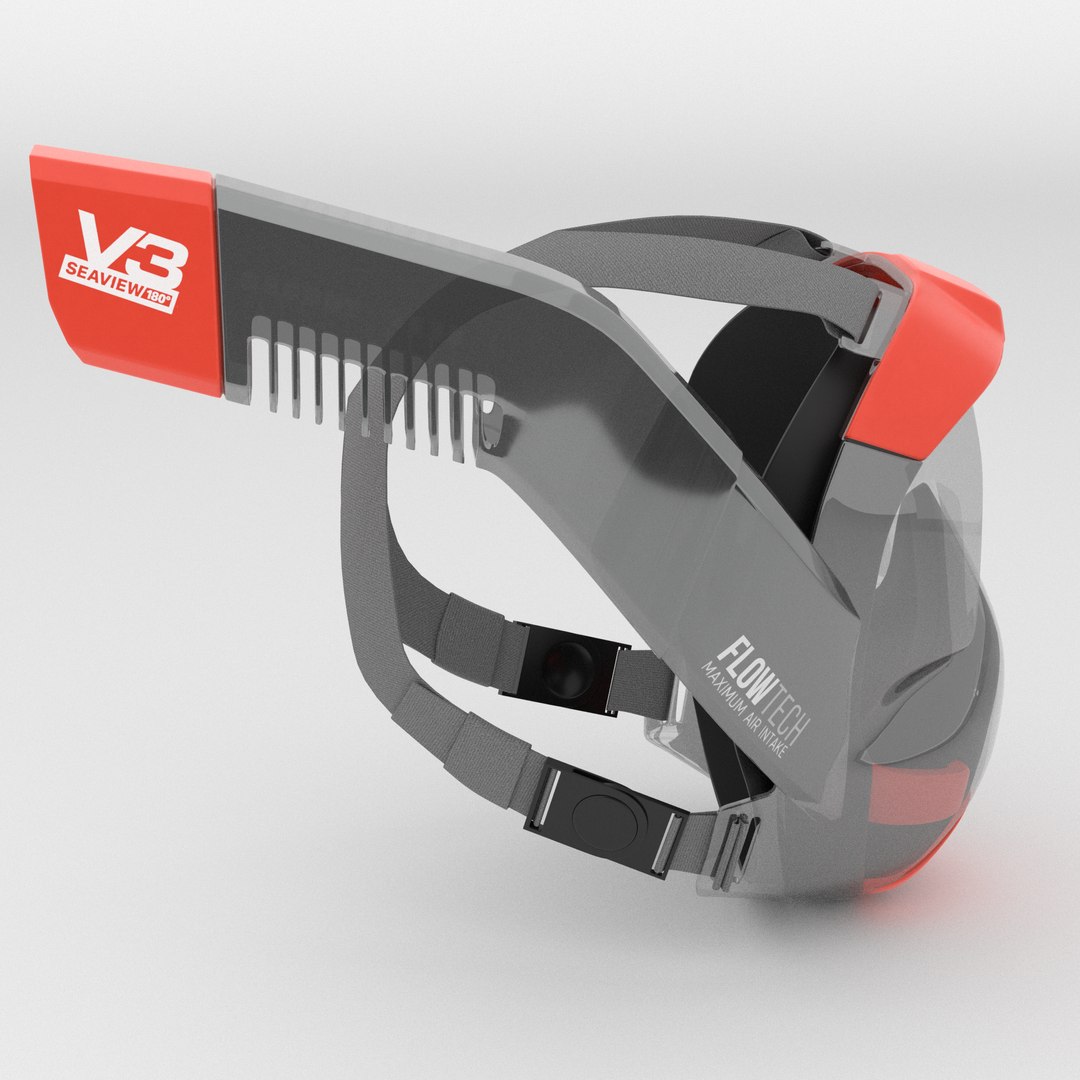 V3 Face Snorkel Mask Sunset 3D - TurboSquid 2245482