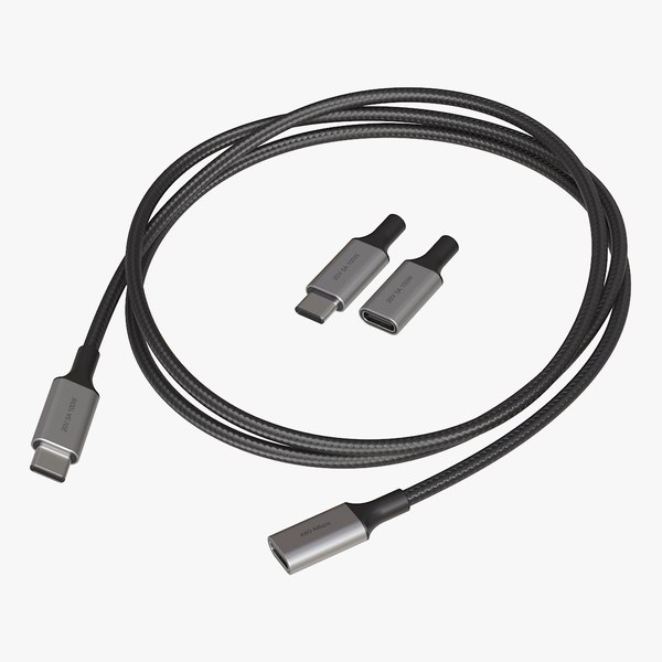 modelo 3d Cable de extensión USB C - TurboSquid 2257180