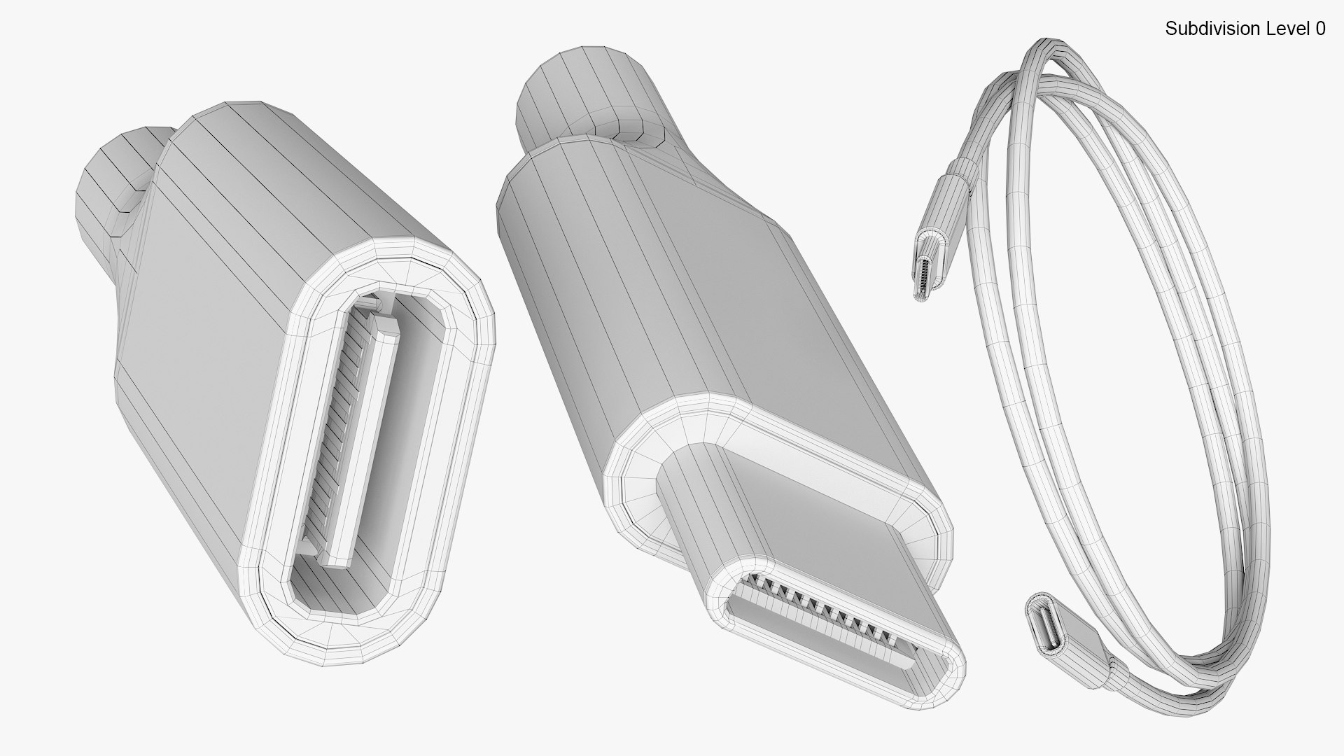 3D USB C Extension Cable - TurboSquid 2257180