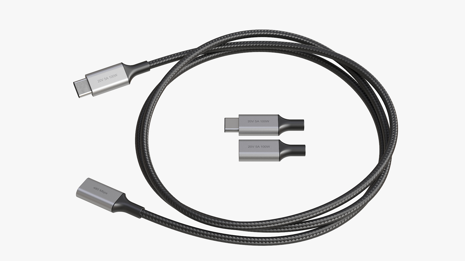 3D USB C Extension Cable - TurboSquid 2257180