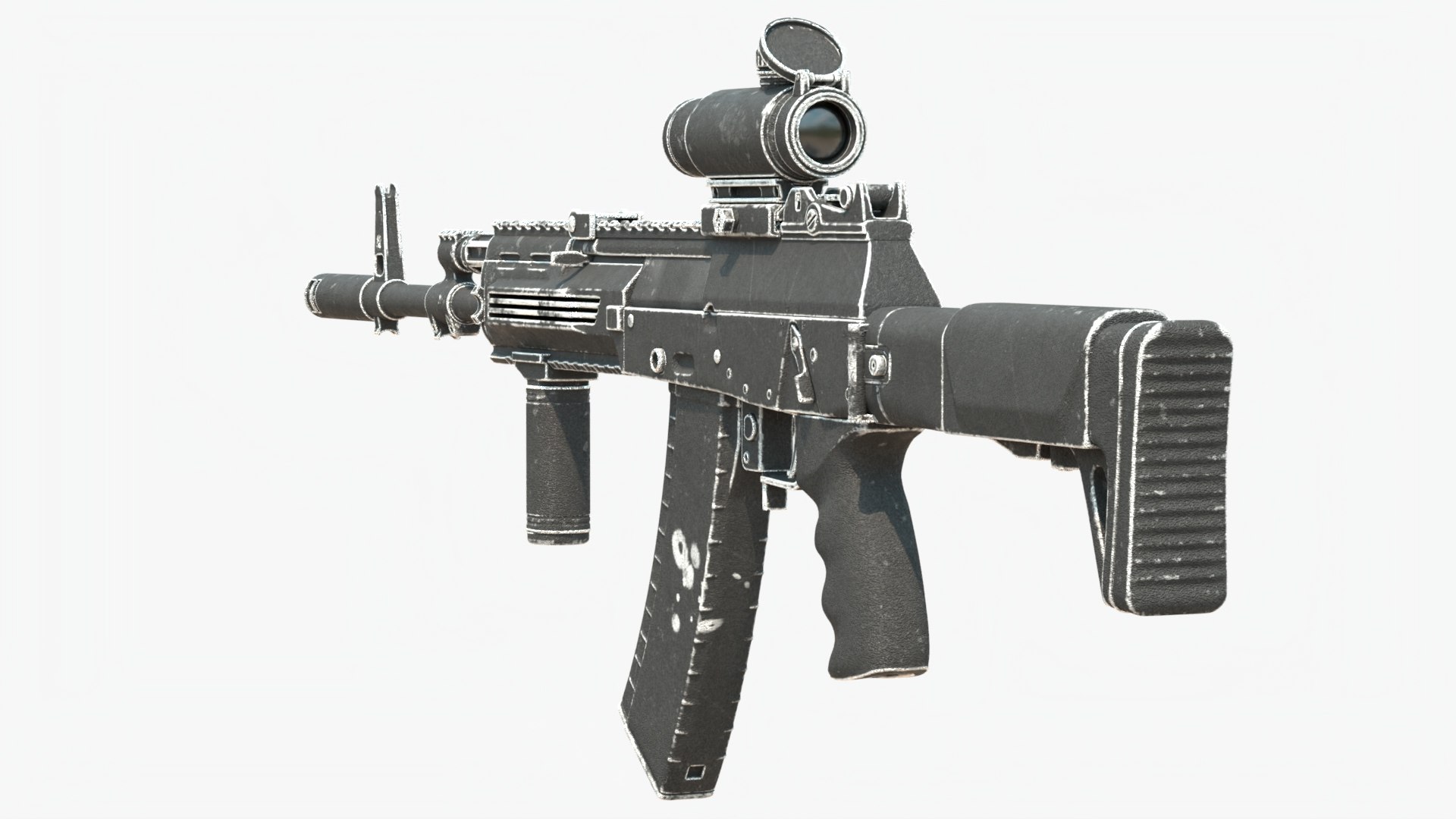 3D 4K TEXTURES REALISTIC AK12 model - TurboSquid 2019090