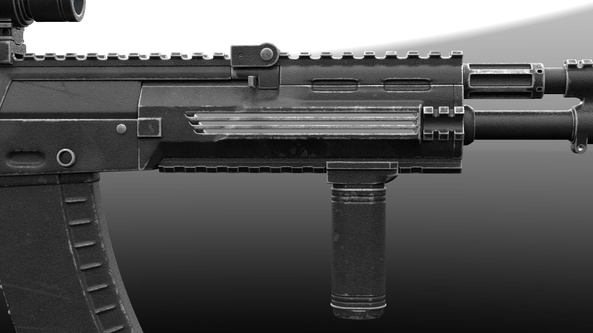 3D 4K TEXTURES REALISTIC AK12 model - TurboSquid 2019090