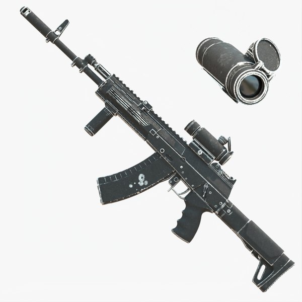 4K TEXTURES REALISTIC AK12 3D 모델 - TurboSquid 2019090