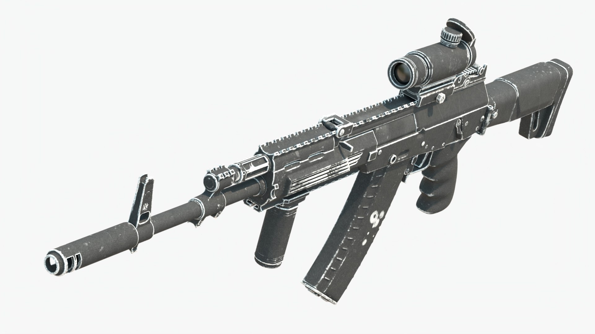 3D 4K TEXTURES REALISTIC AK12 model - TurboSquid 2019090