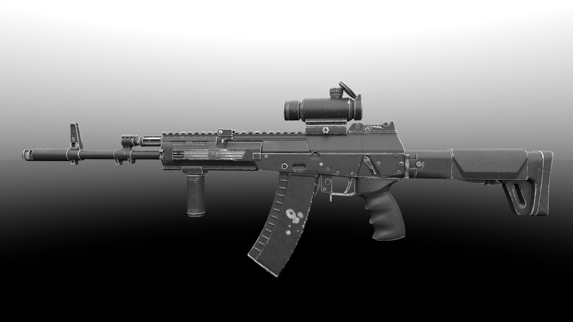 3D 4K TEXTURES REALISTIC AK12 model - TurboSquid 2019090