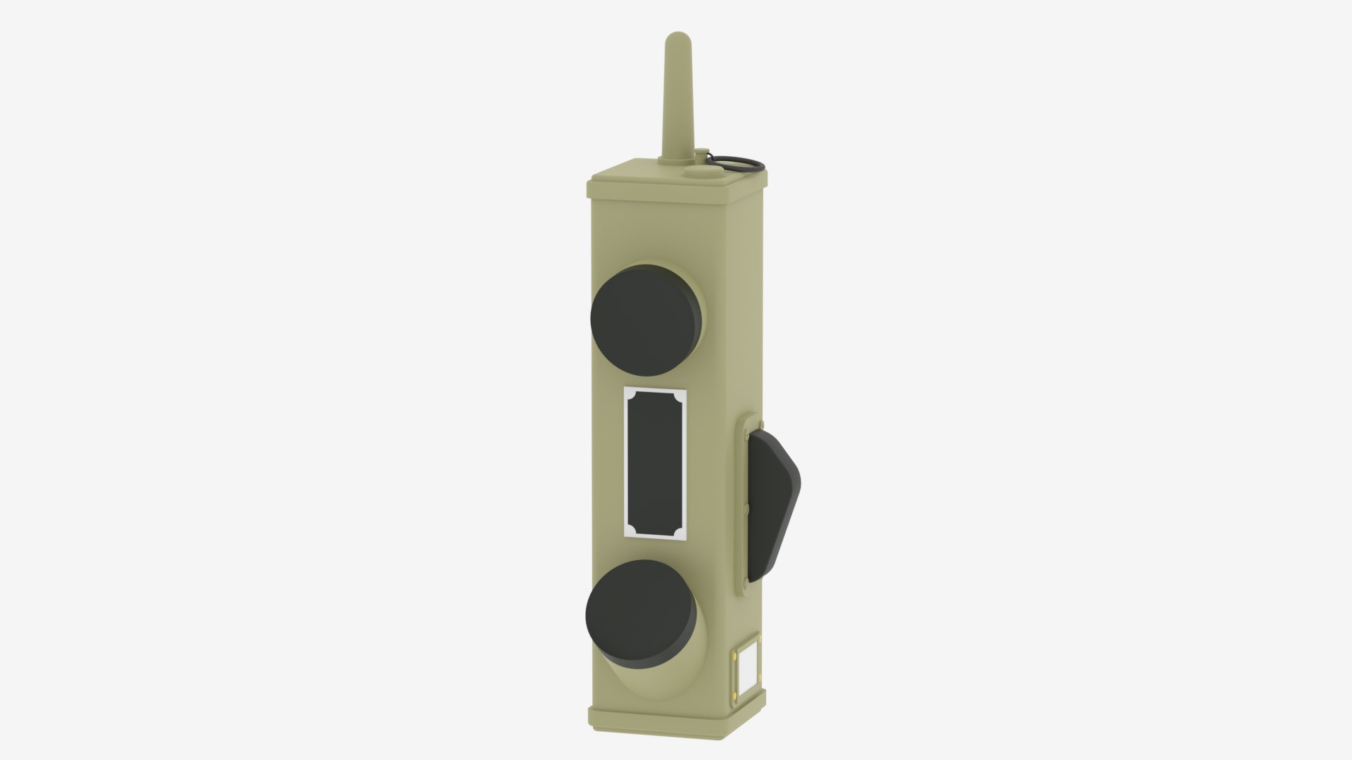 3D WWII Handheld Radio SCR-536 Radio Transceiver - TurboSquid 2150358