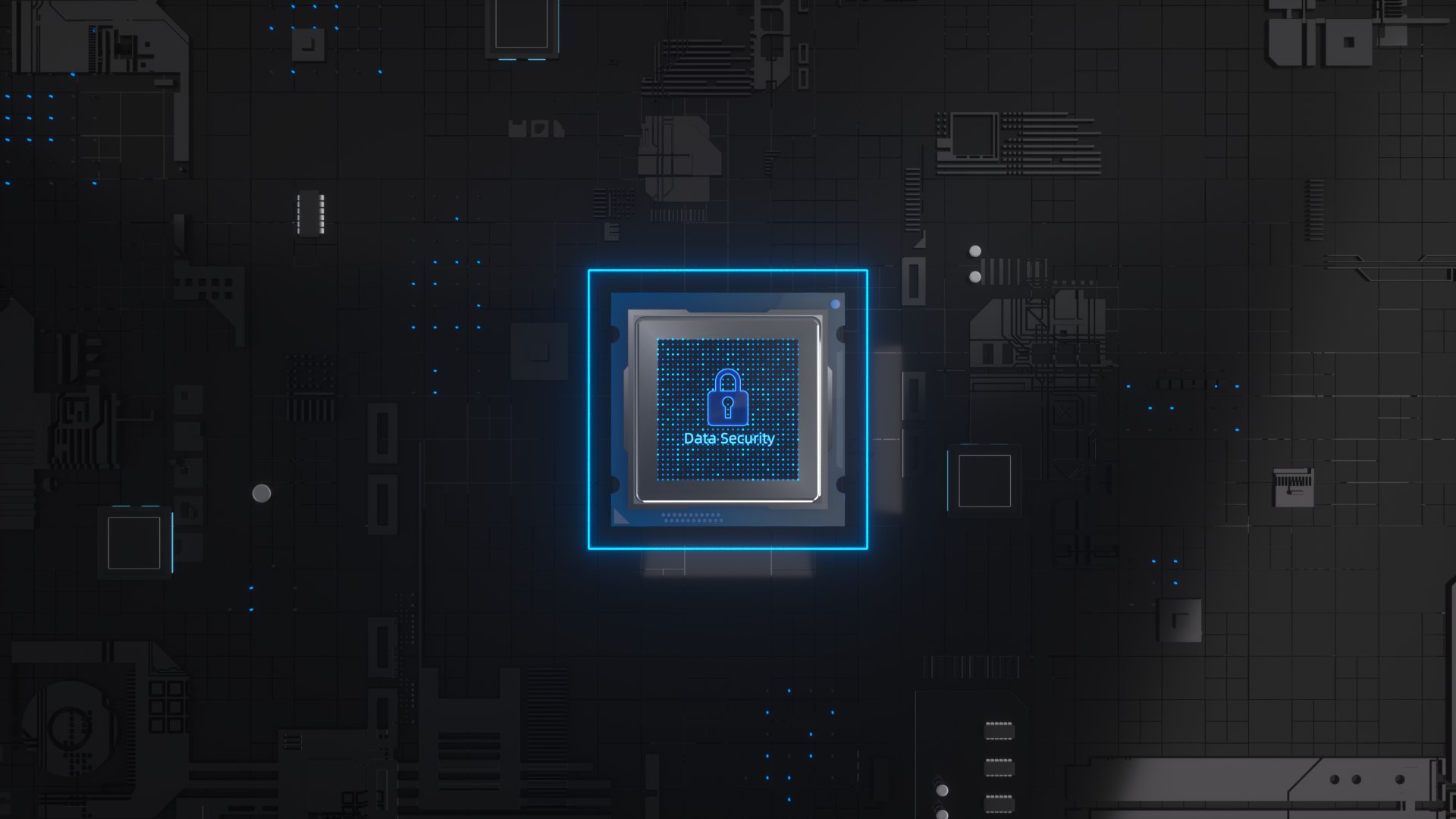 3D C4D Octane CPU Chip Core Capacitance Scifi Circuit Board 13 ...