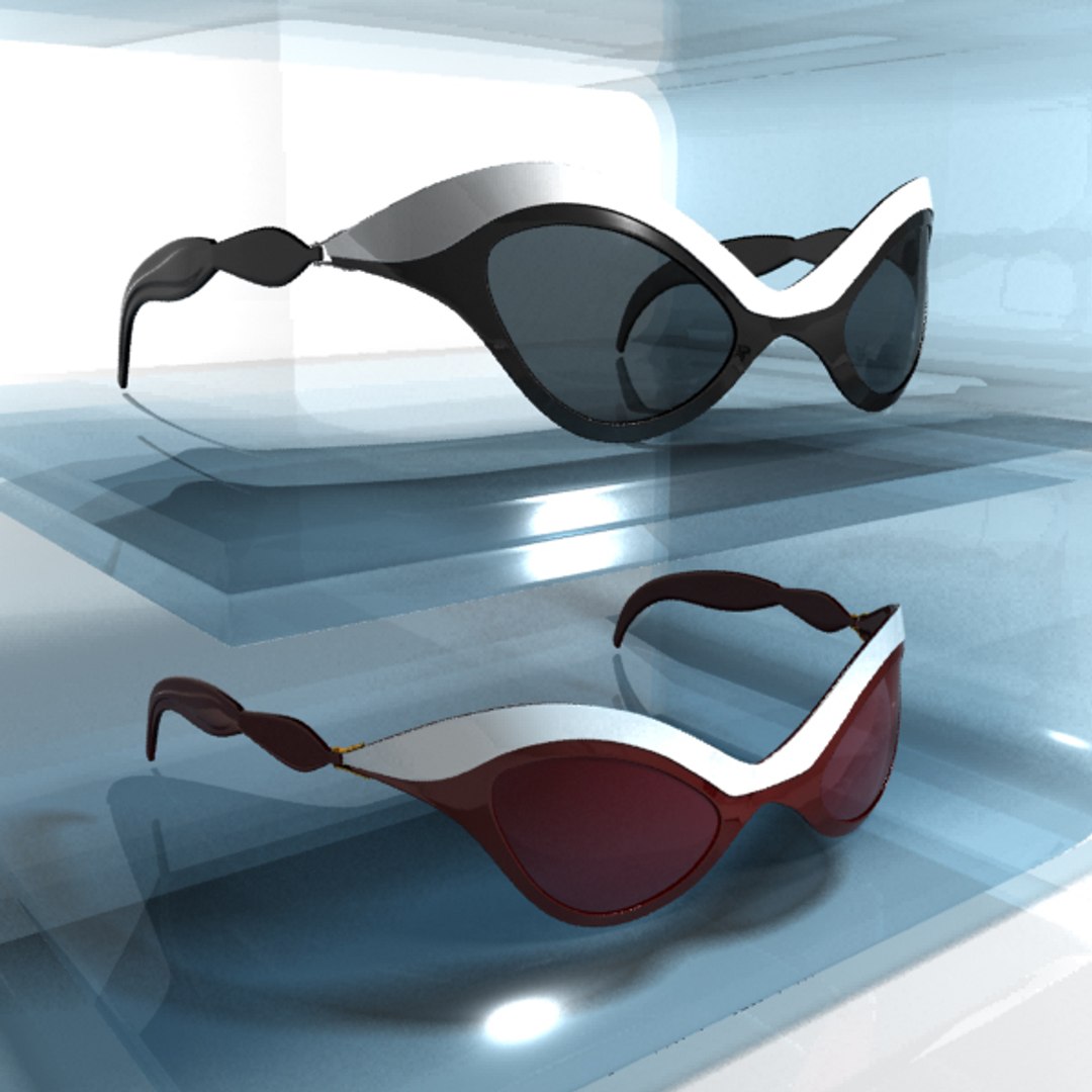 Sun Glasses 3d Model