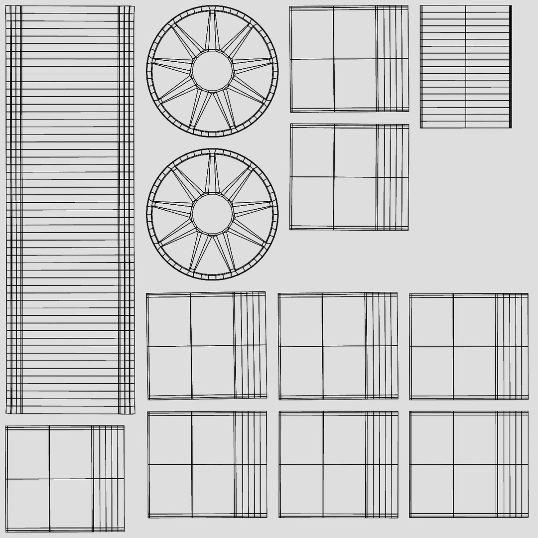 Cylinder wheel v2 3D - TurboSquid 1482098