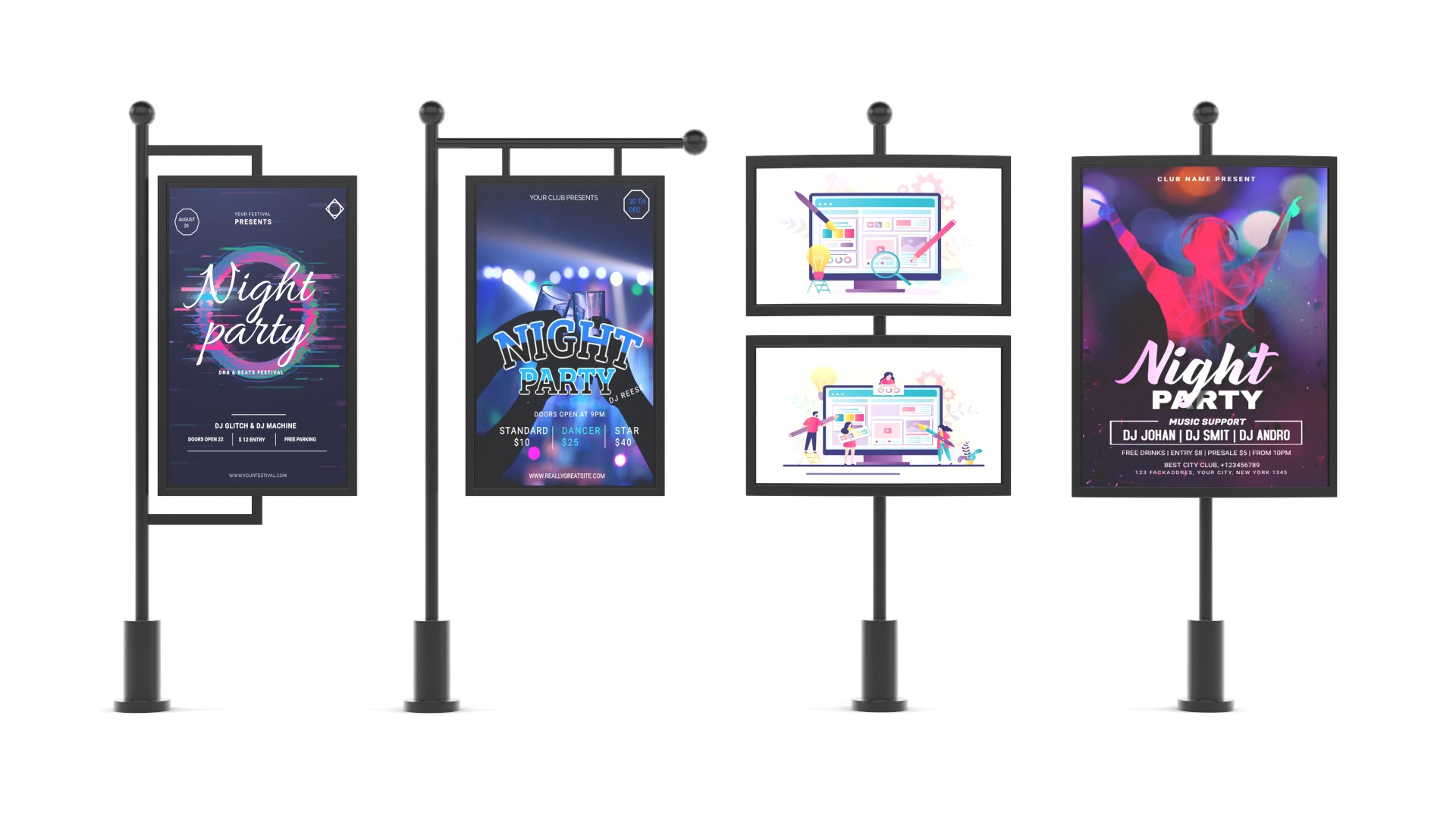 3D Billboard model - TurboSquid 2164006