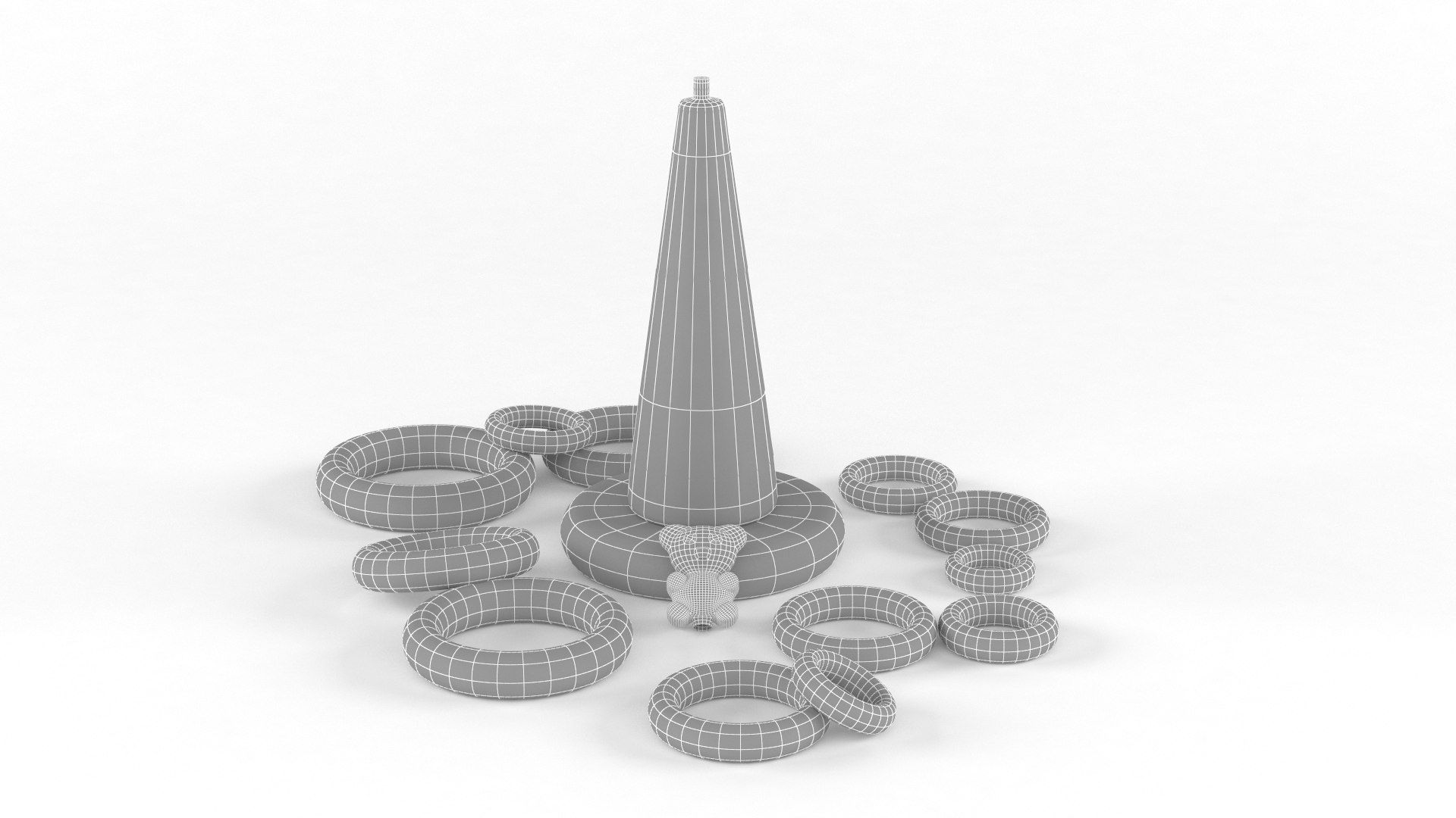 Toy Pyramid 3D Model - TurboSquid 1685540