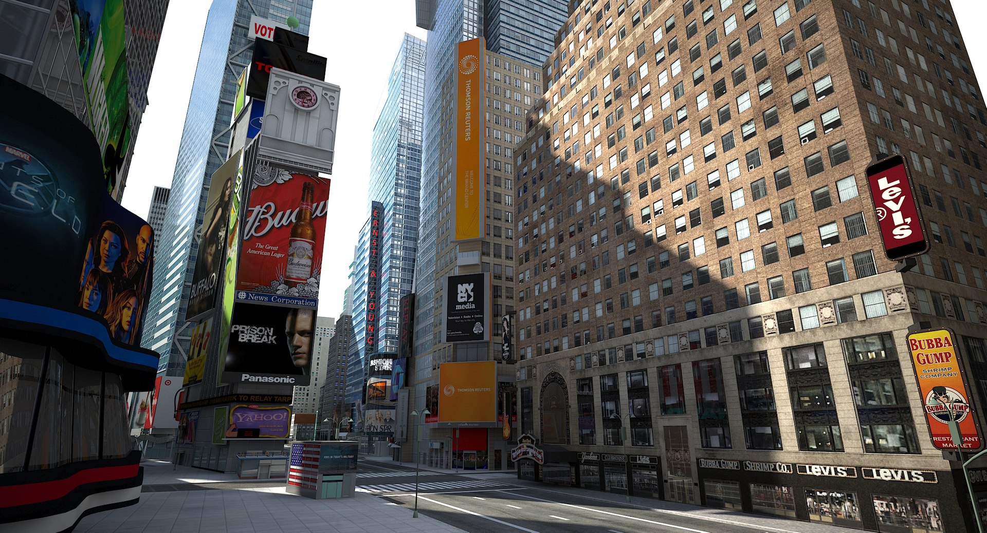 3D Manhattan Midtown Block 2023 Model - TurboSquid 2101633