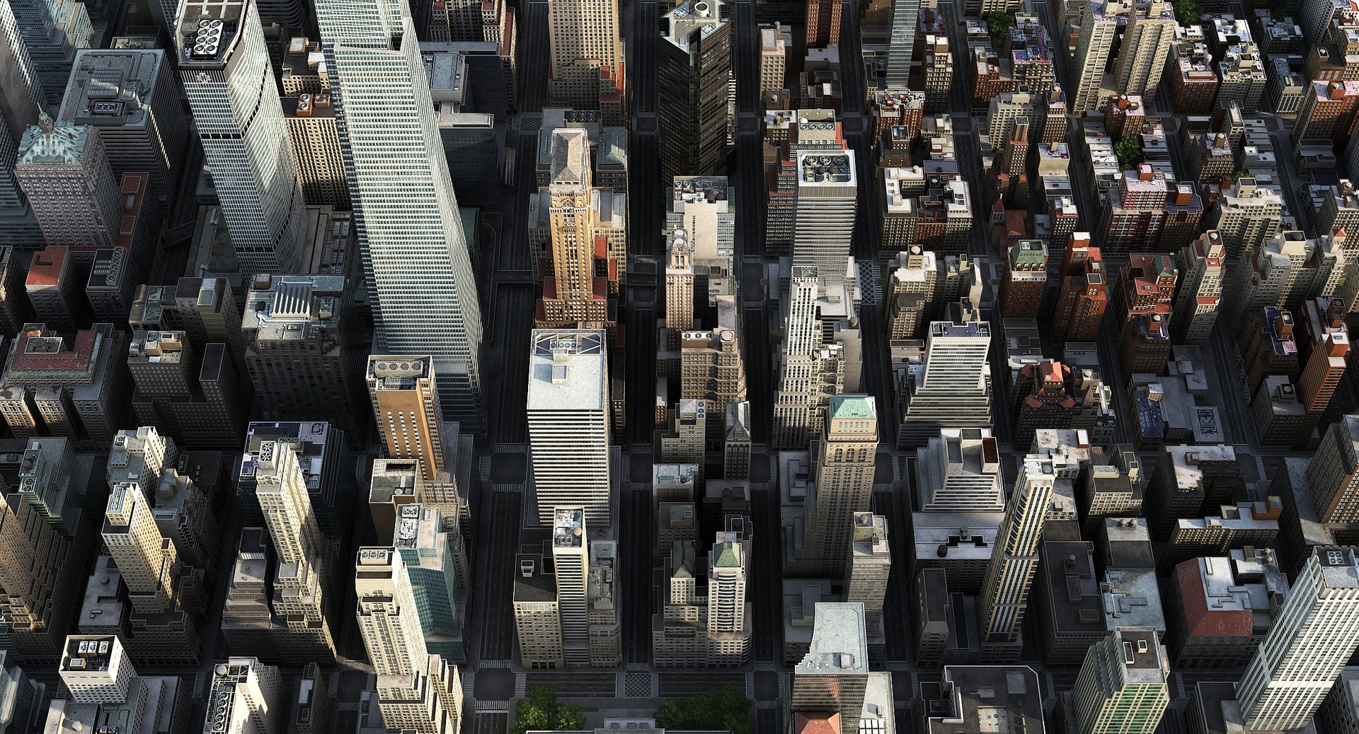3D Manhattan Midtown Block 2023 Model - TurboSquid 2101633
