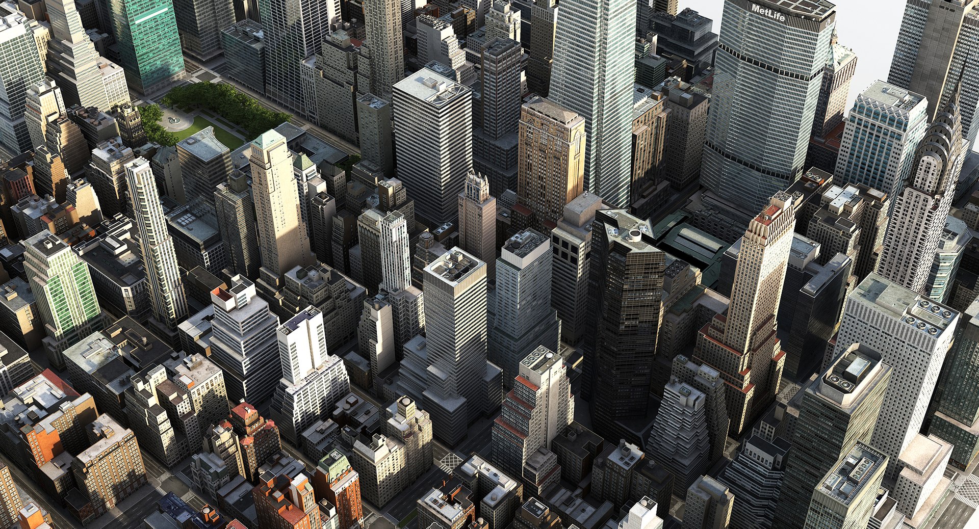 3D Manhattan Midtown Block 2023 Model - TurboSquid 2101633