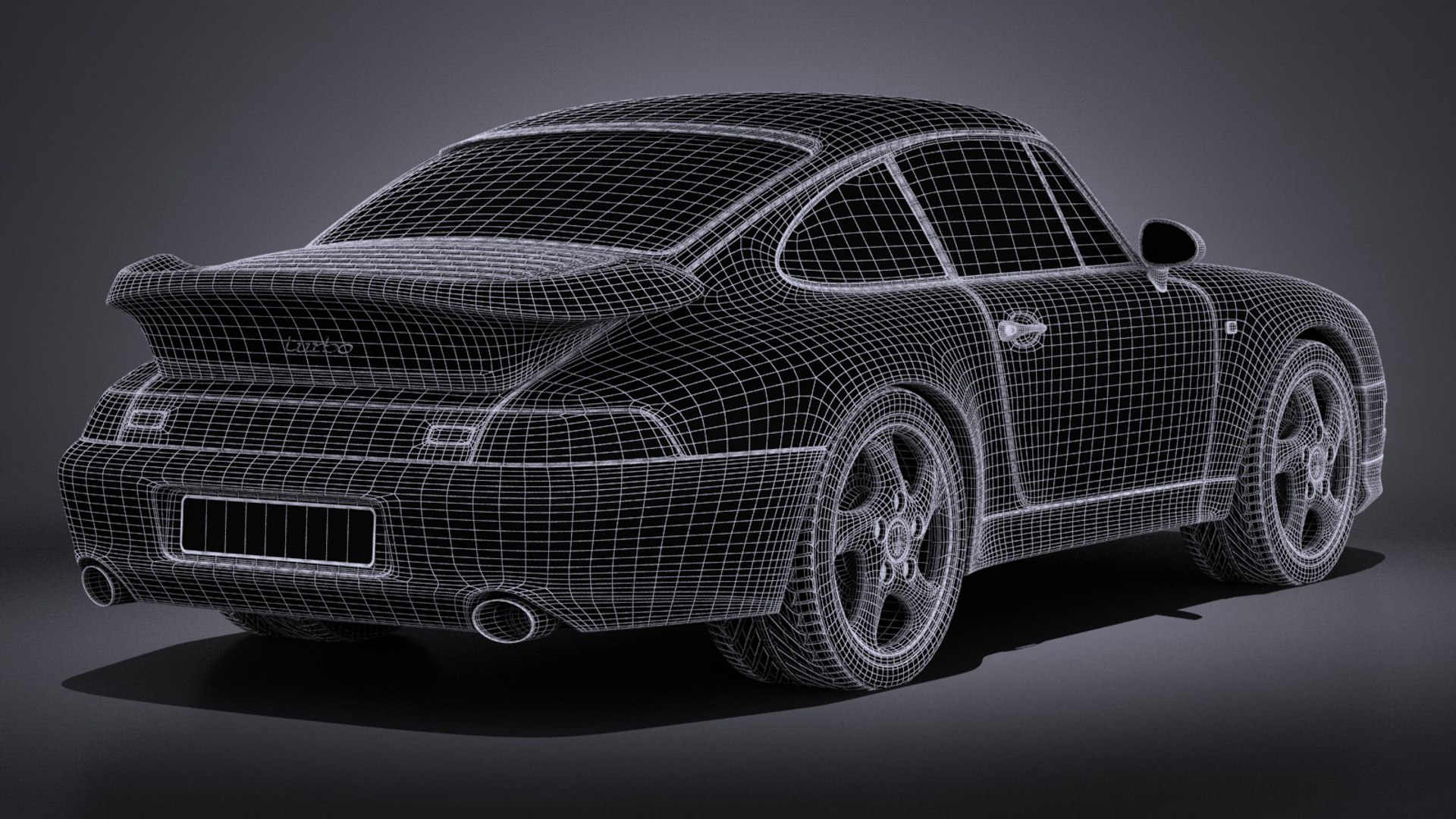 3d Porsche 911 993