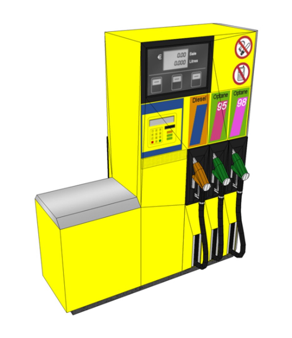 3d Model Gas Pump