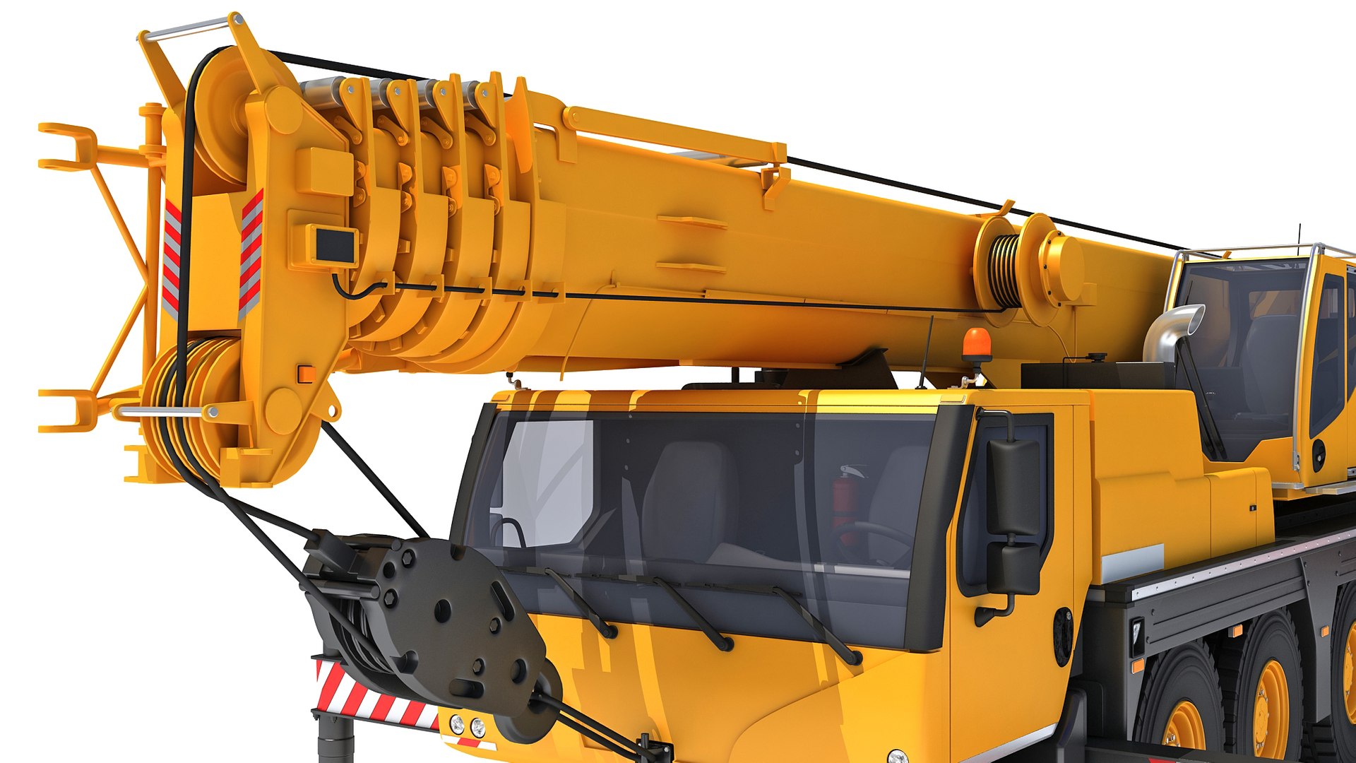 3D Mobile Crane Construction Vehicle Model - TurboSquid 2362123