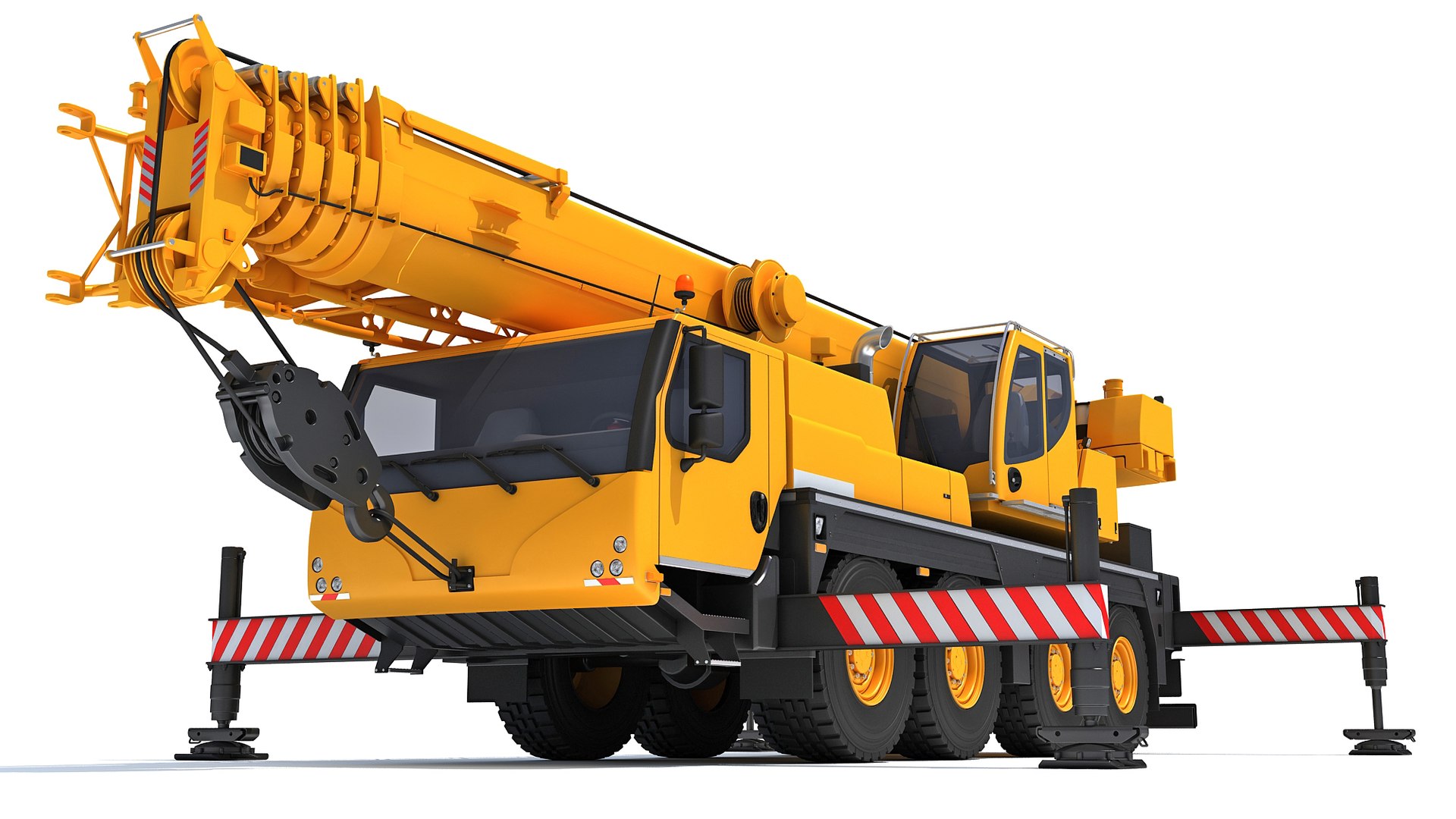 3D Mobile Crane Construction Vehicle Model - TurboSquid 2362123