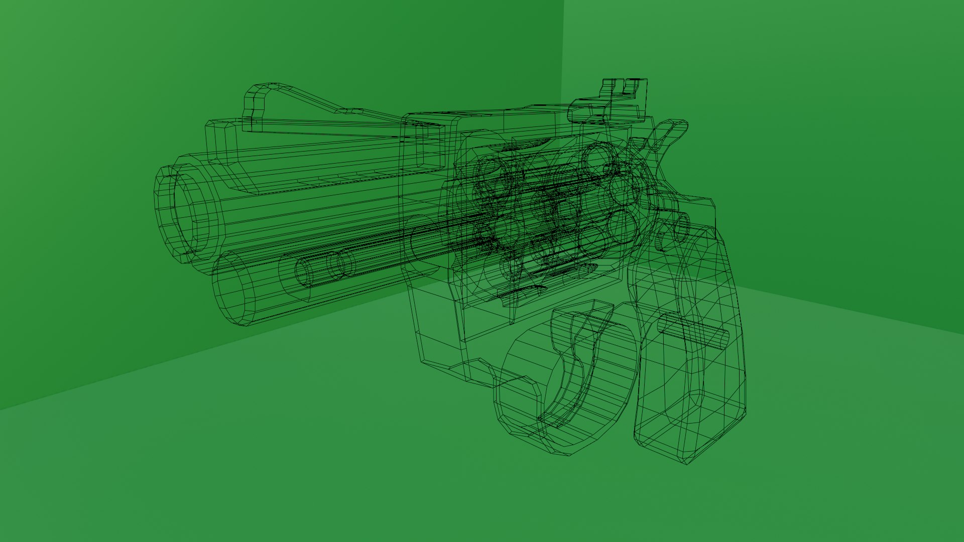 3D SNUBNOSED REVOLVER - LOW POLY - PS1 RETRO STYLE - TurboSquid 2307109
