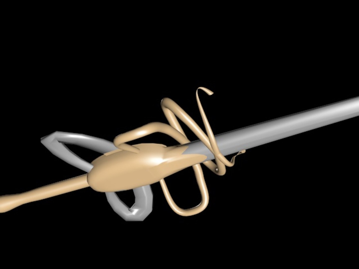 3d Model Time Sword Weapon