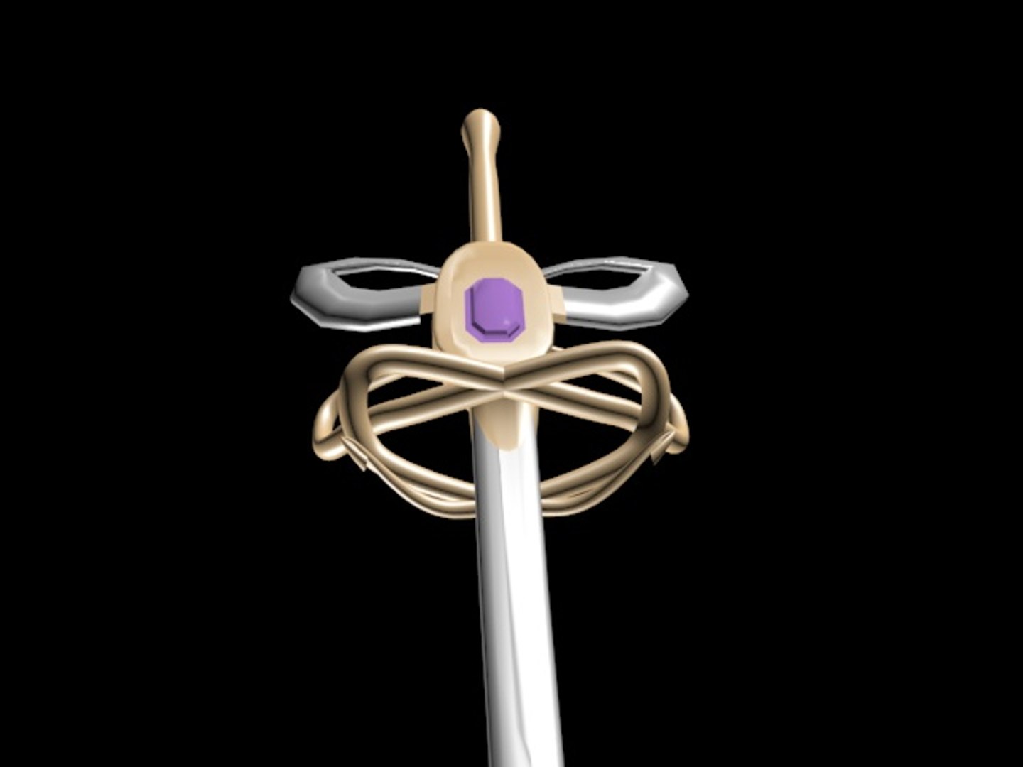 3d Model Time Sword Weapon