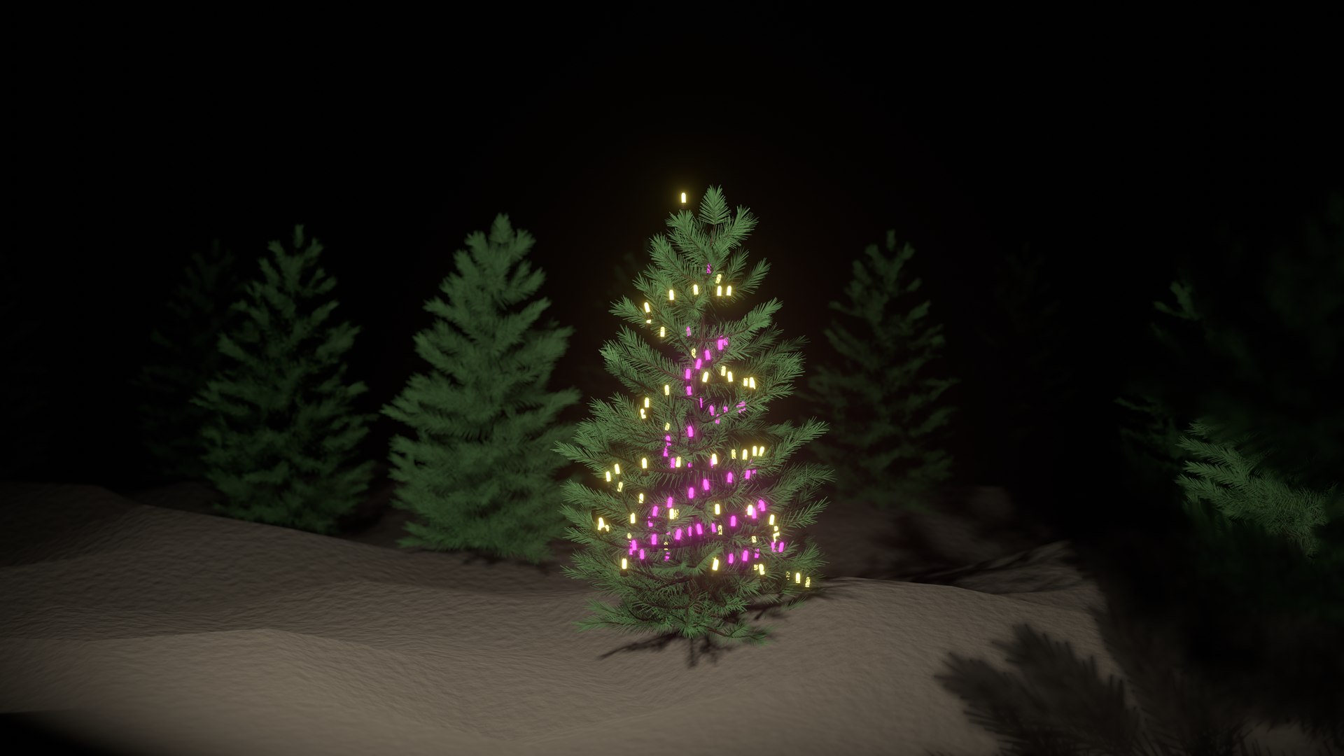 Christmas Tree Decorated 3D Model 3D - TurboSquid 1981041