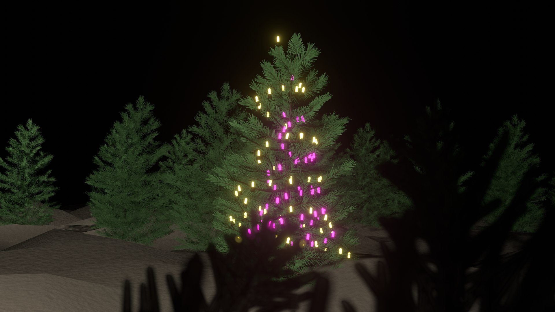 Christmas Tree Decorated 3D Model 3D - TurboSquid 1981041