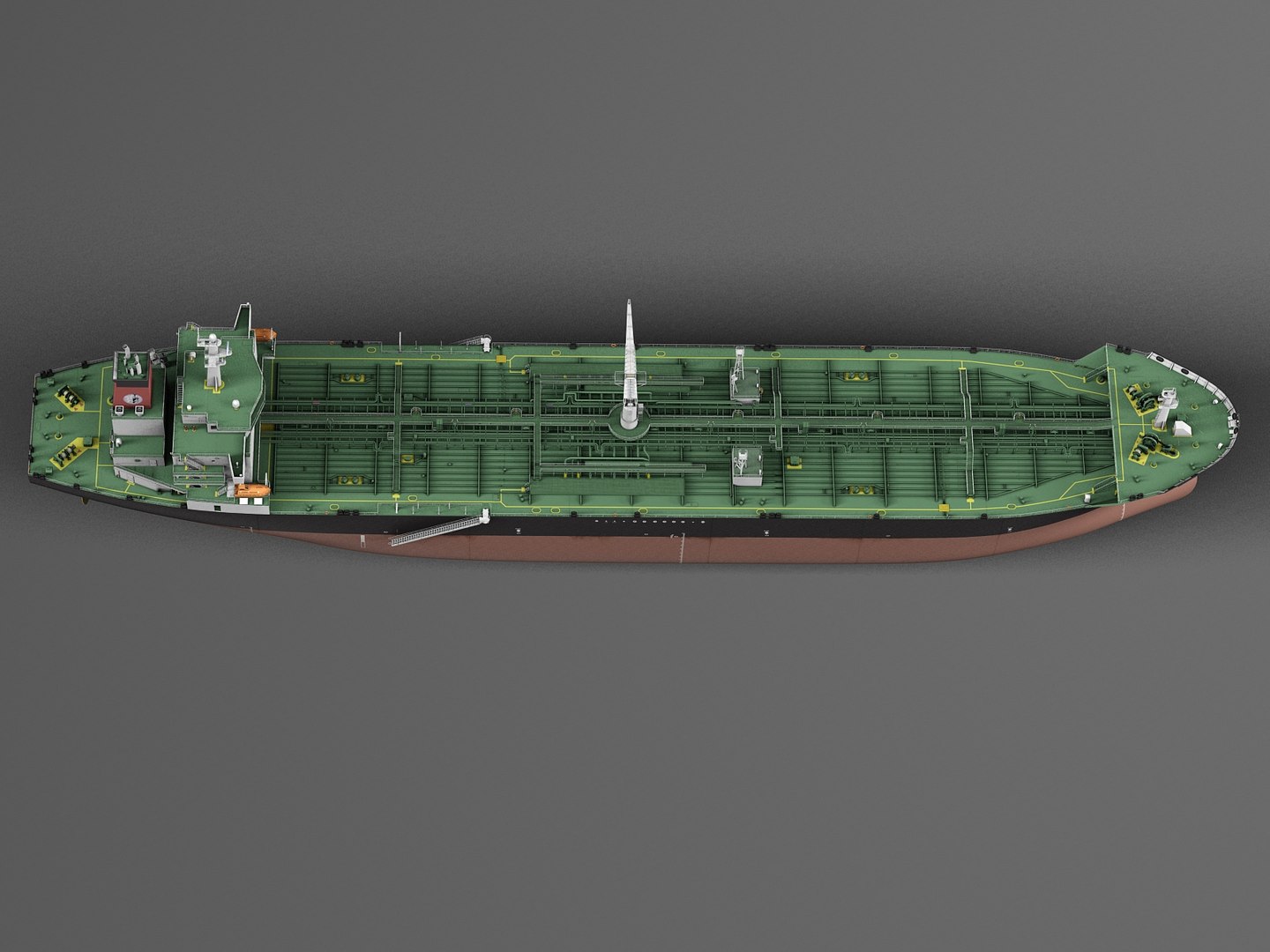 3d Model Ship Tanker Evergreen