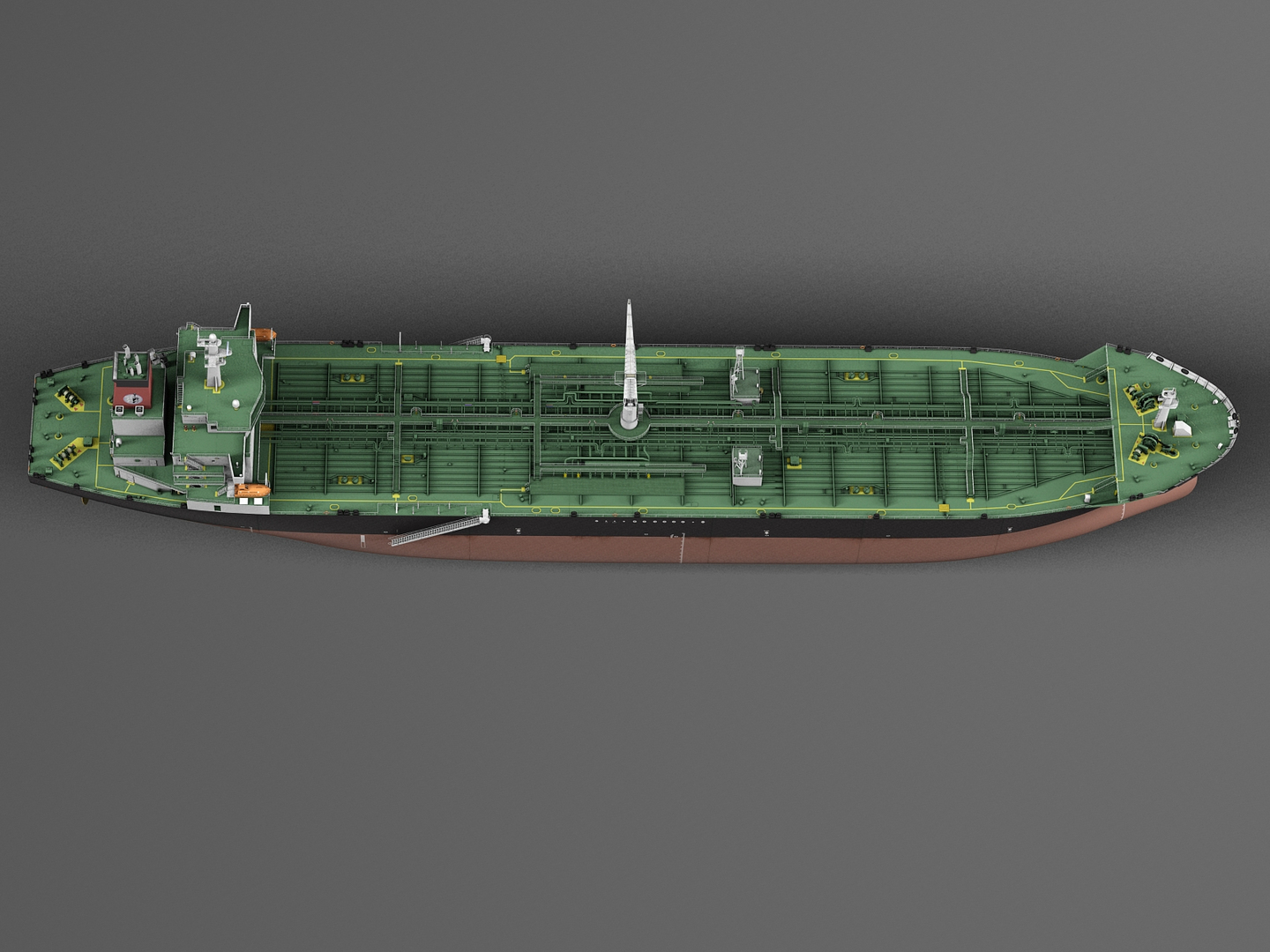 3d model ship tanker evergreen