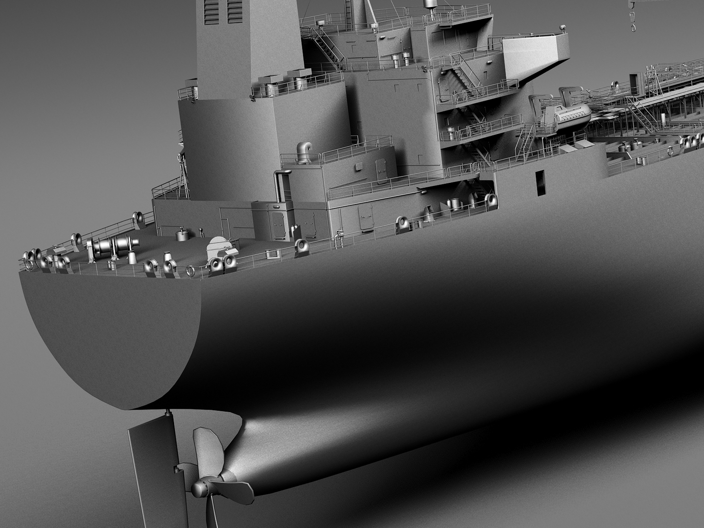 3d model ship tanker evergreen