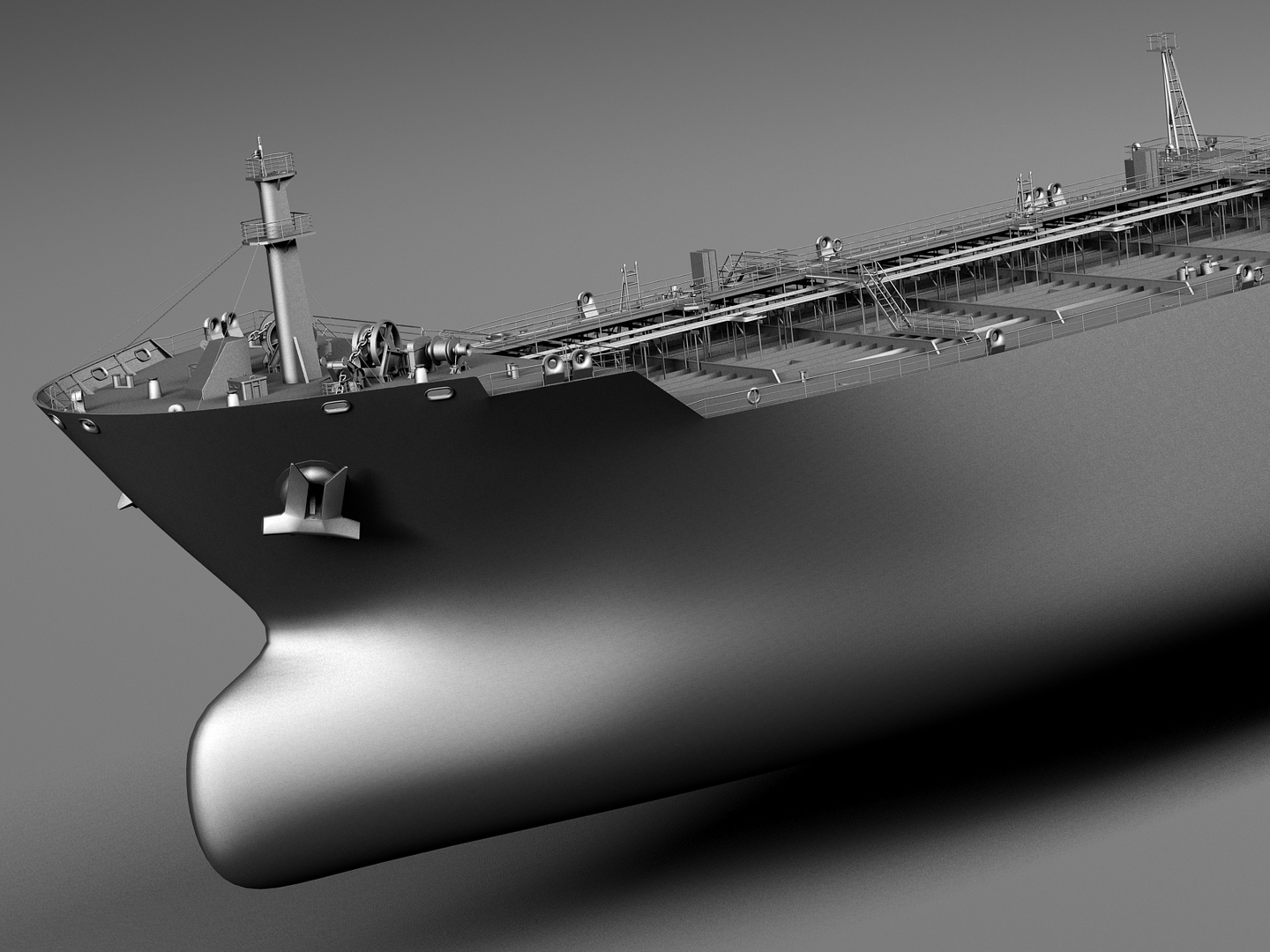 3d model ship tanker evergreen