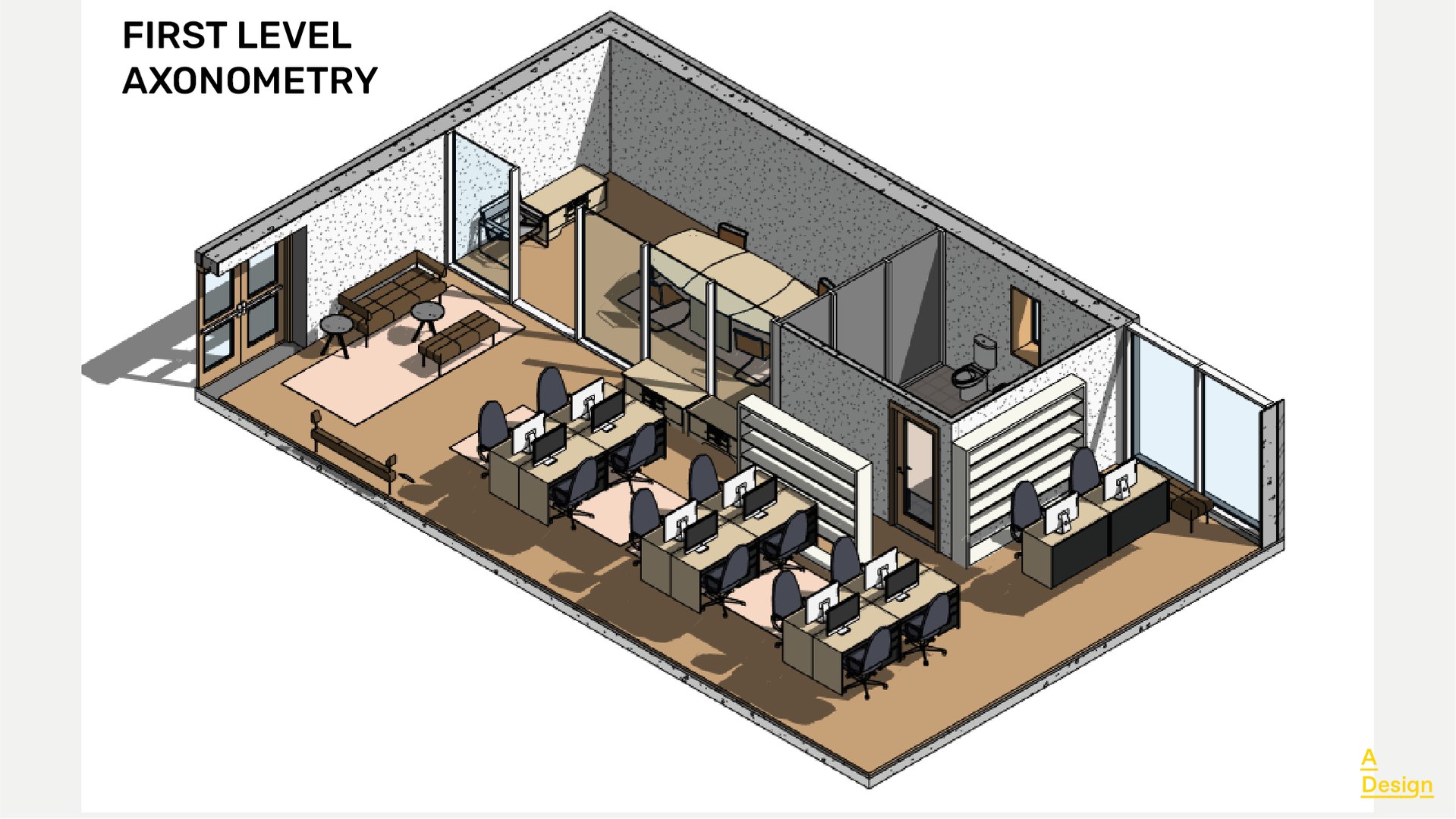 3D Office - Revit Model Model - TurboSquid 2018256