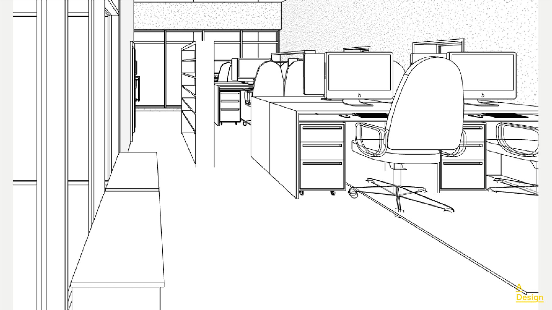 3D Office - Revit Model Model - TurboSquid 2018256